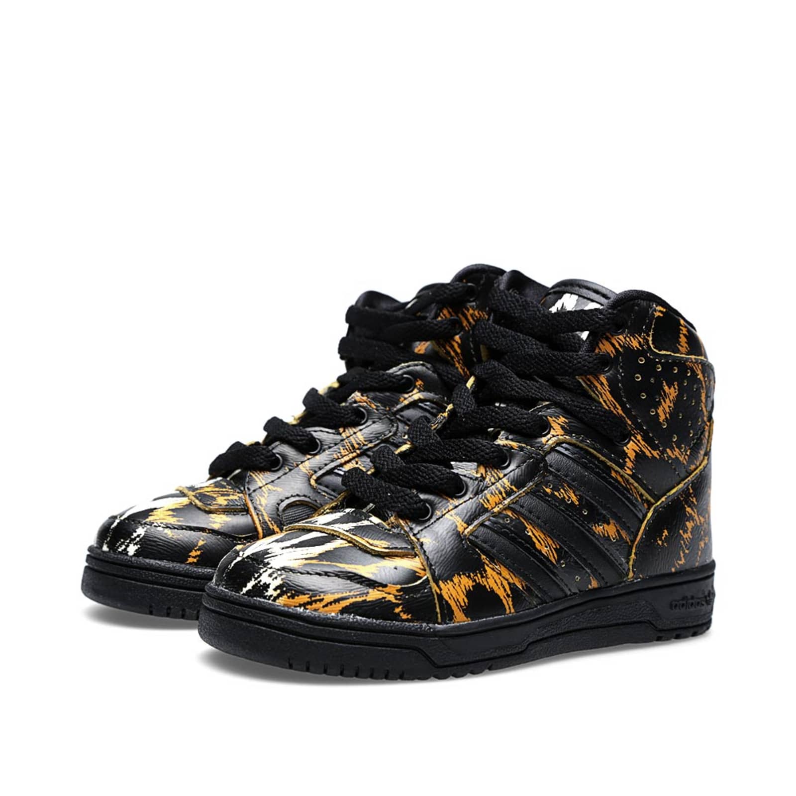 Adidas ObyO x Jeremy Scott Instinct Hi Leopard Infants Black | END. (BE)