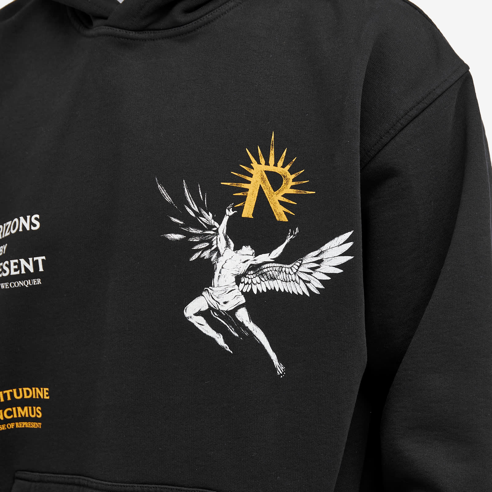 Represent Icarus Hoodie Jet Black | END. (GB)