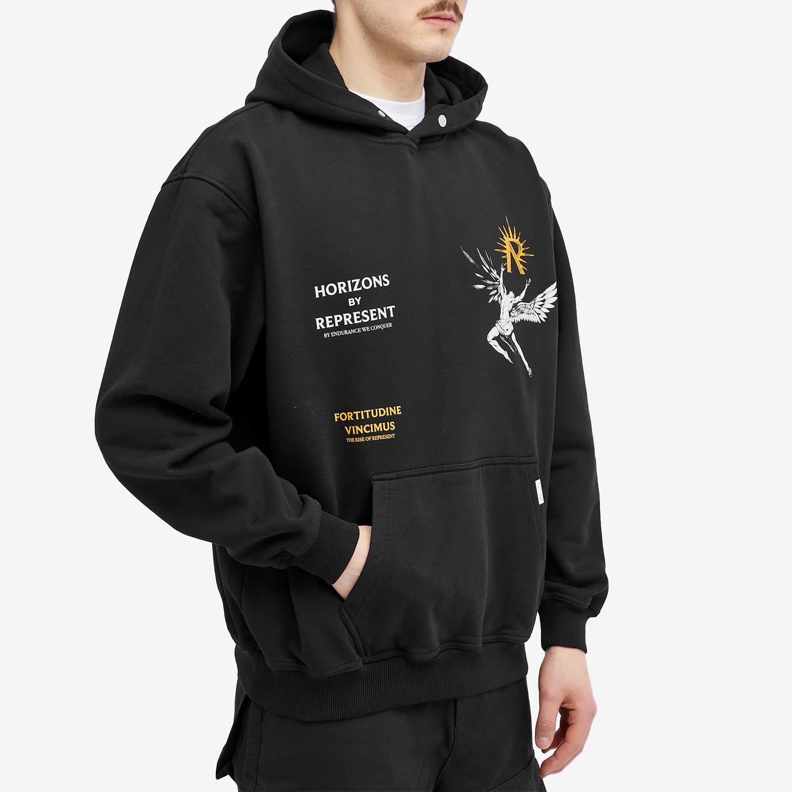 Represent Icarus Hoodie Jet Black | END. (GB)