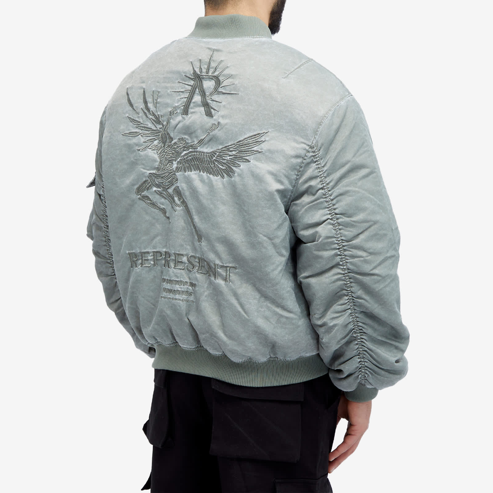 Represent Horizons Classic Flight Jacket Khaki | END. (GB)