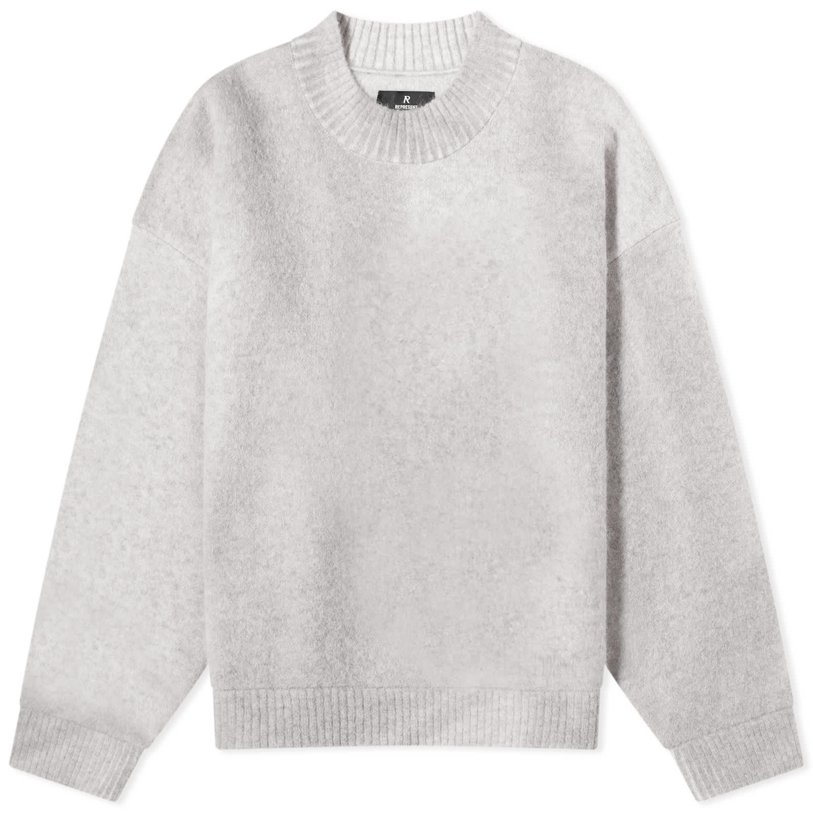 Represent Sprayed Horizons Wool Jumper Washed Taupe | END. (US)