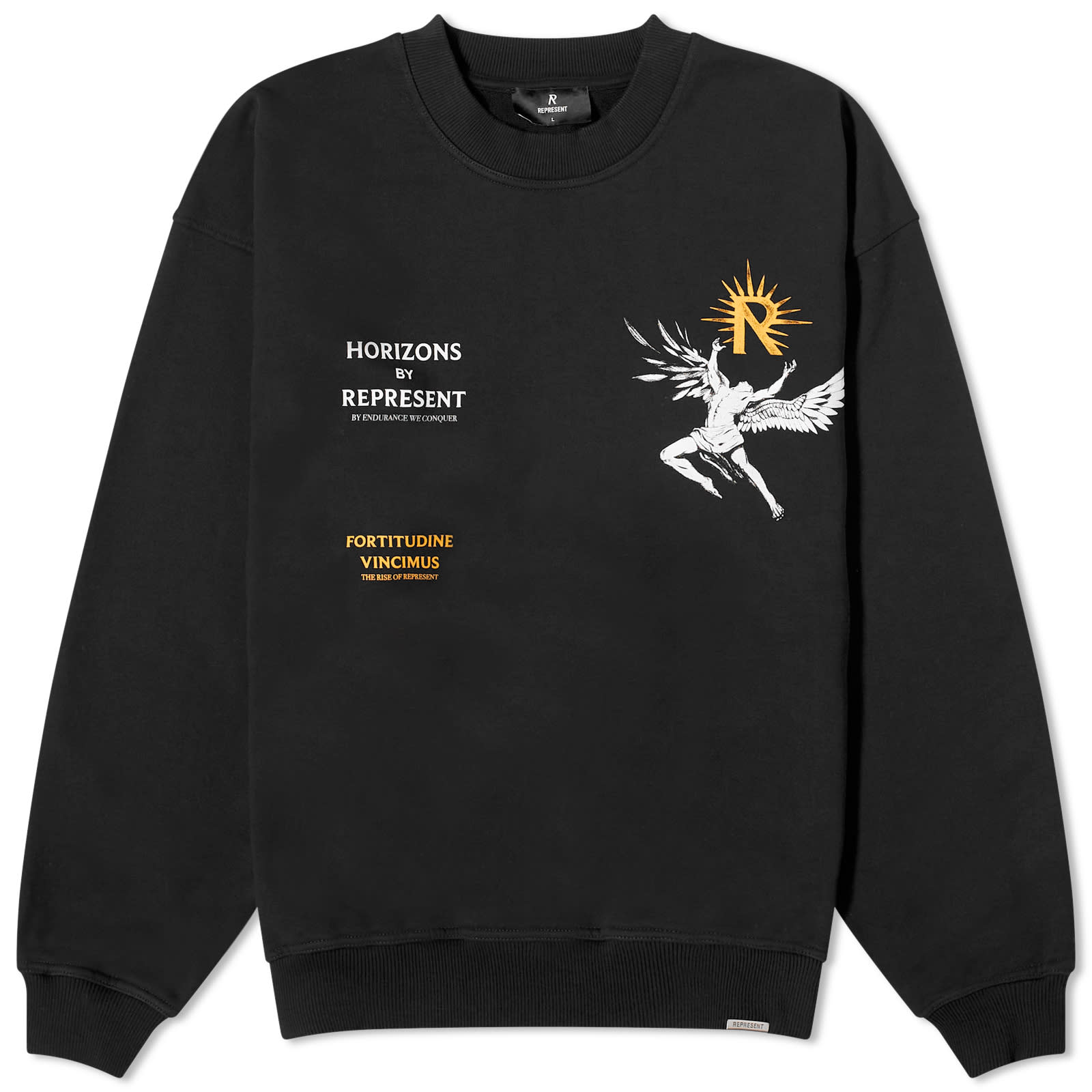 Represent Icarus Sweatshirt Jet Black | END. (GB)