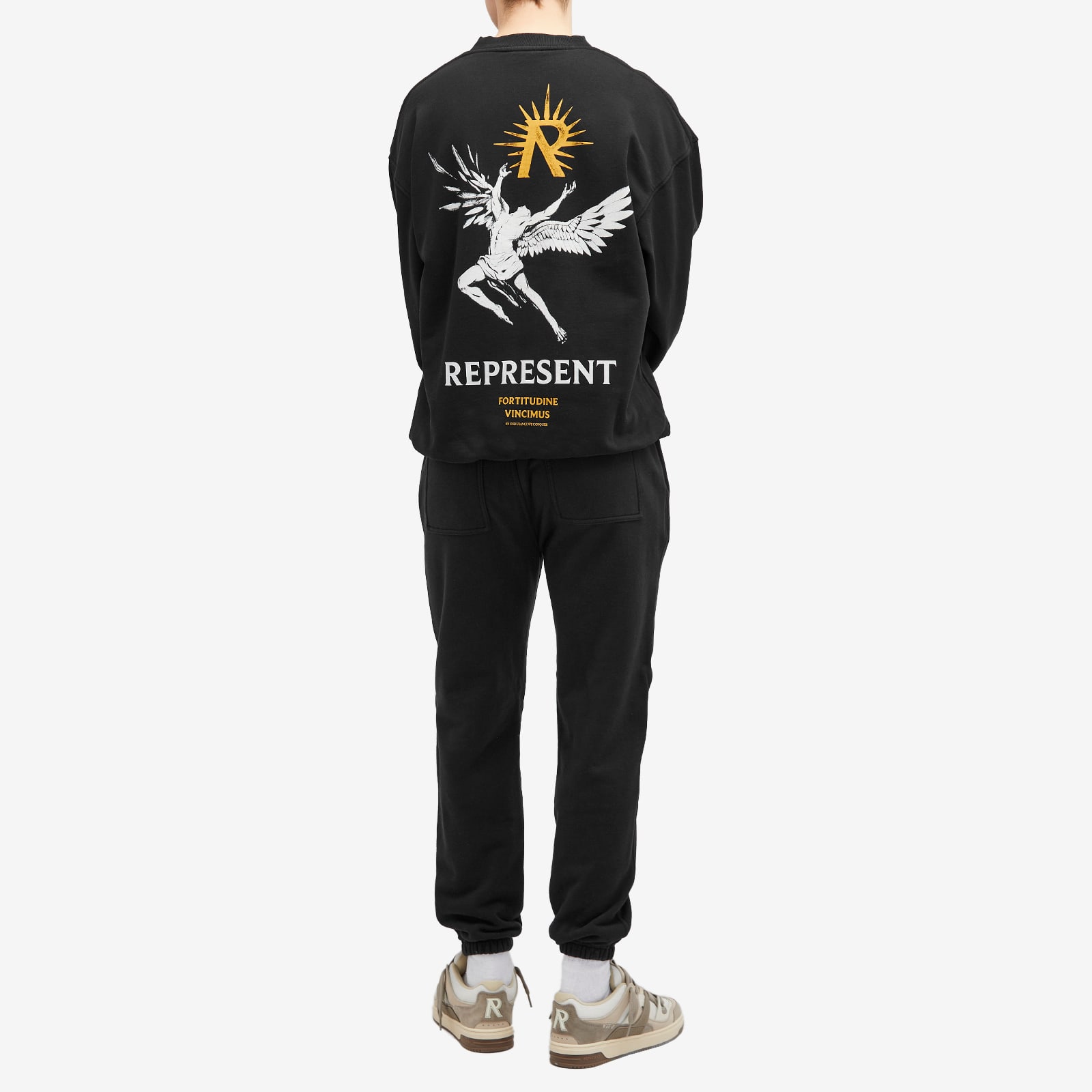 Represent Icarus Sweatshirt Jet Black | END. (GB)