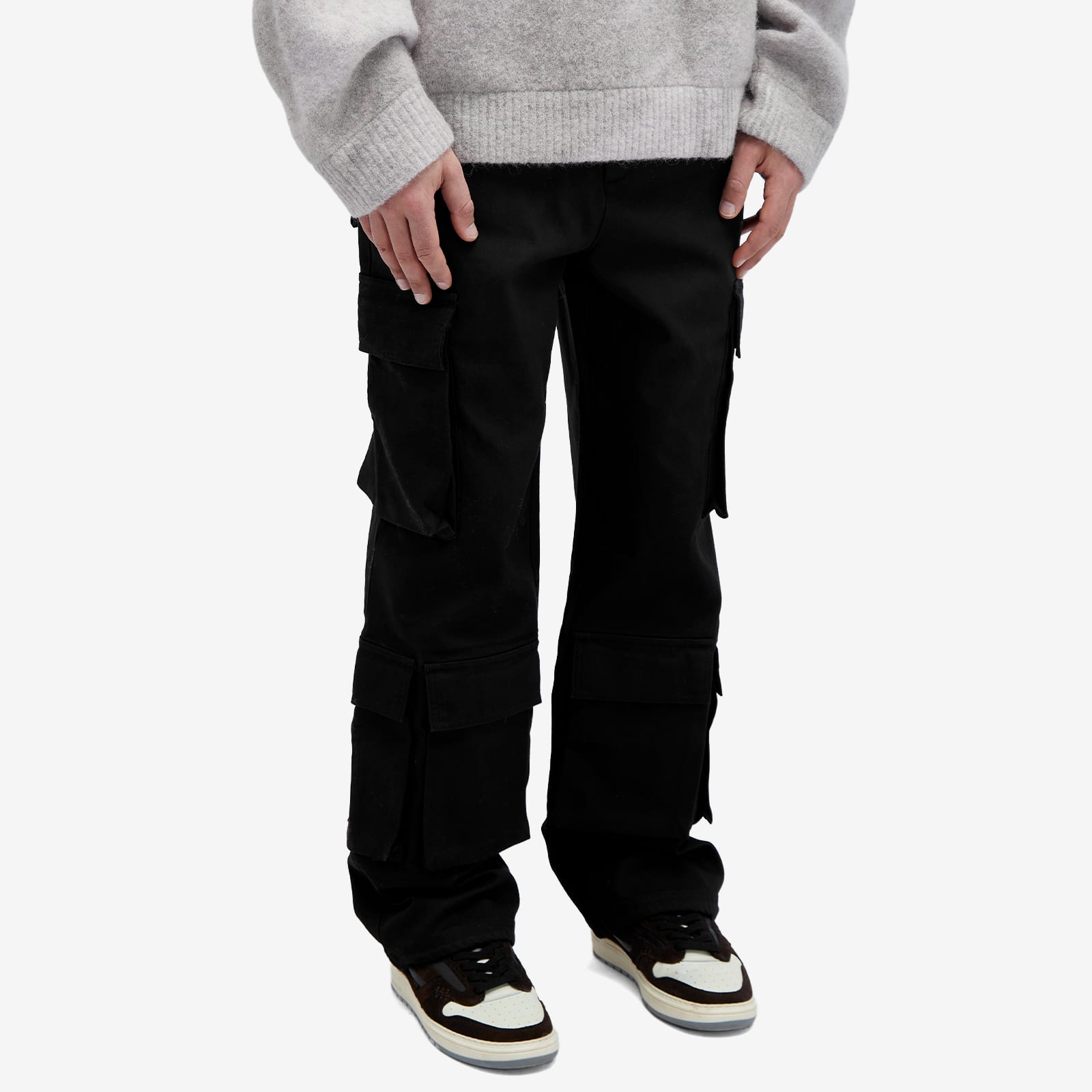 Represent Baggy Cargo Pant Black | END. (AR)