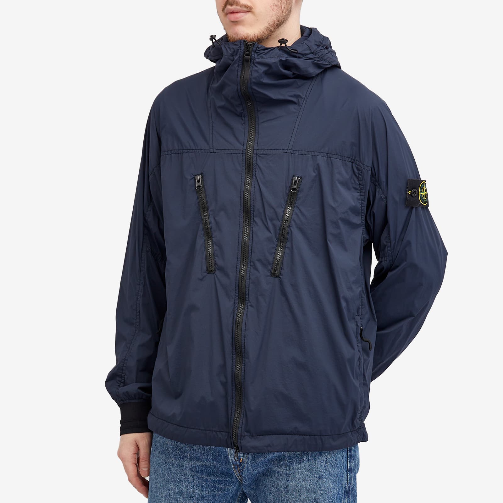 Stone Island Skin Touch Nylon-TC Packable Jacket Navy | END. (GB)