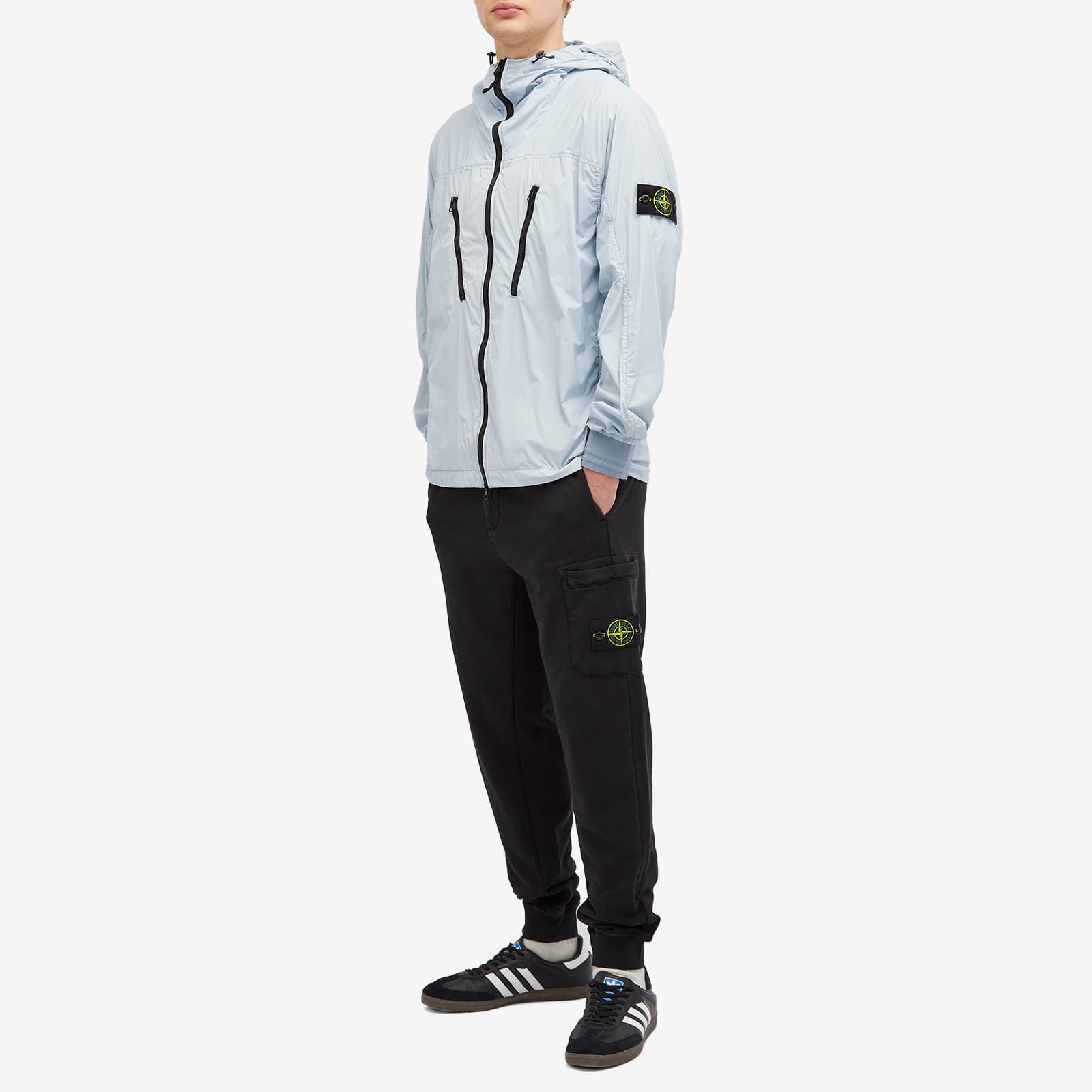 Stone Island Skin Touch Nylon-TC Packable Jacket Sky Blue | END. (TW)