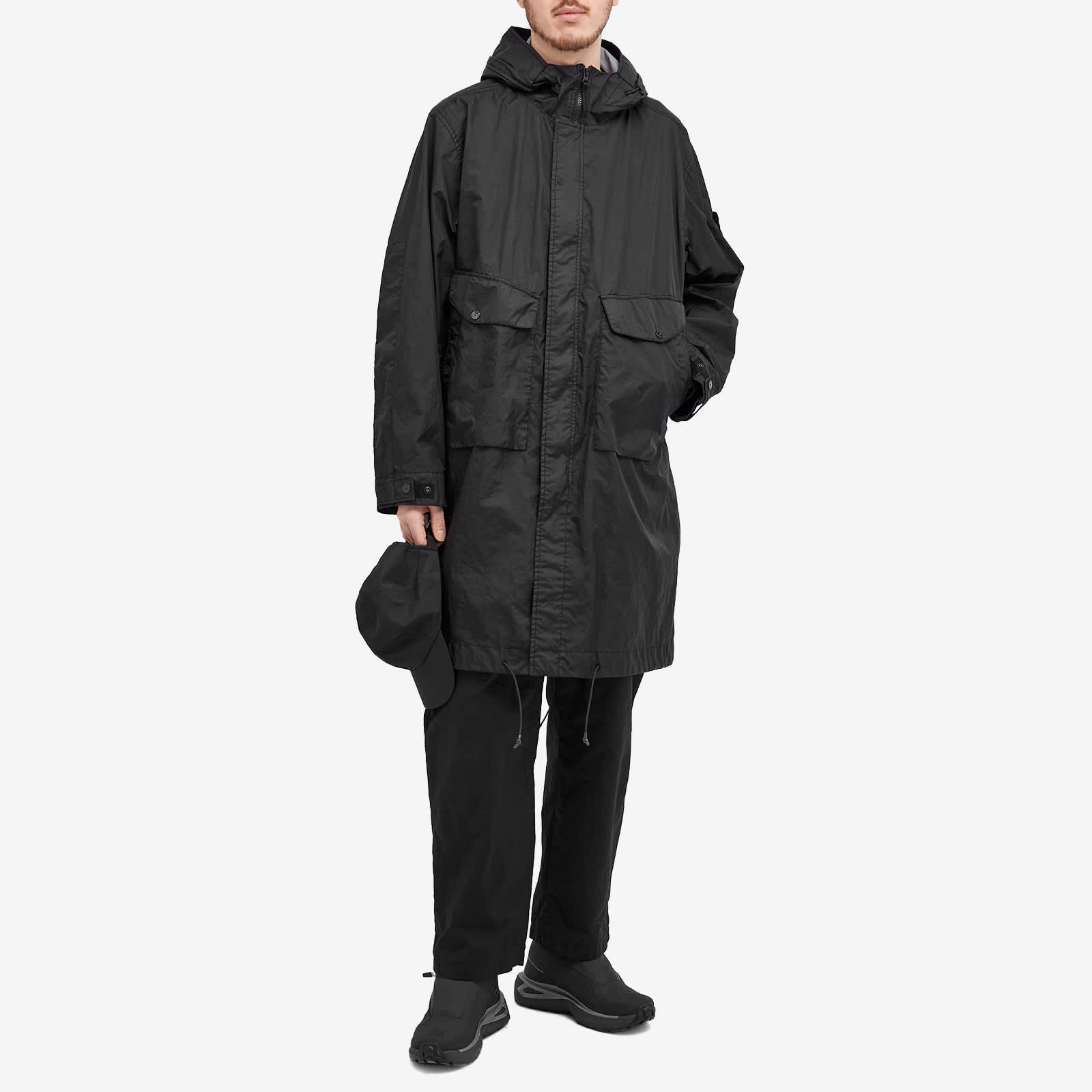 Stone Island Membrana 3L TC Fishtail Parka Black | END. (GB)