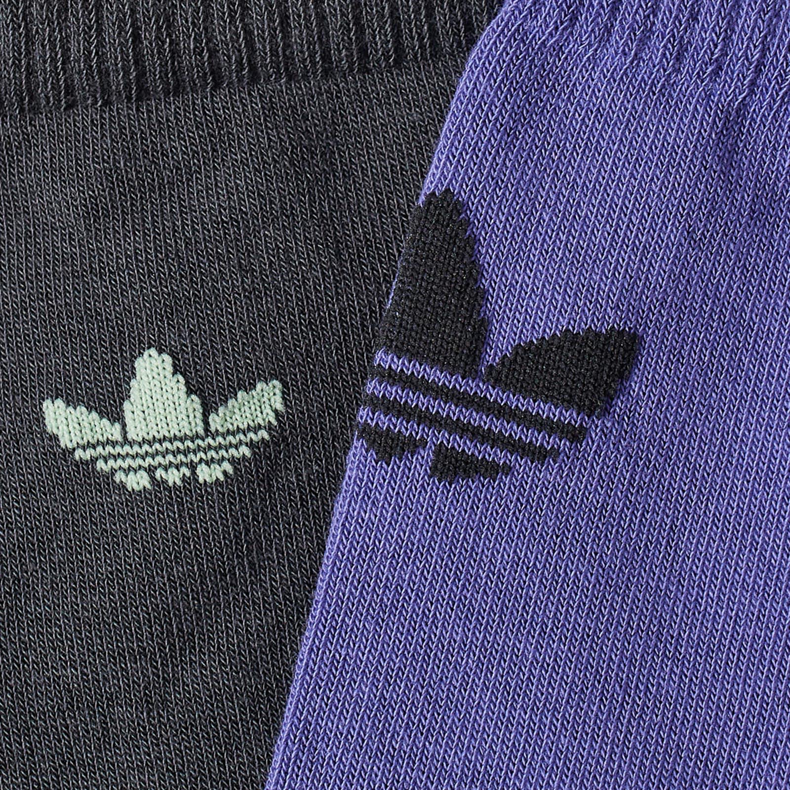 Adidas Originals Crew Sock - 2 Pack Black & Light Purple | END. (GB)
