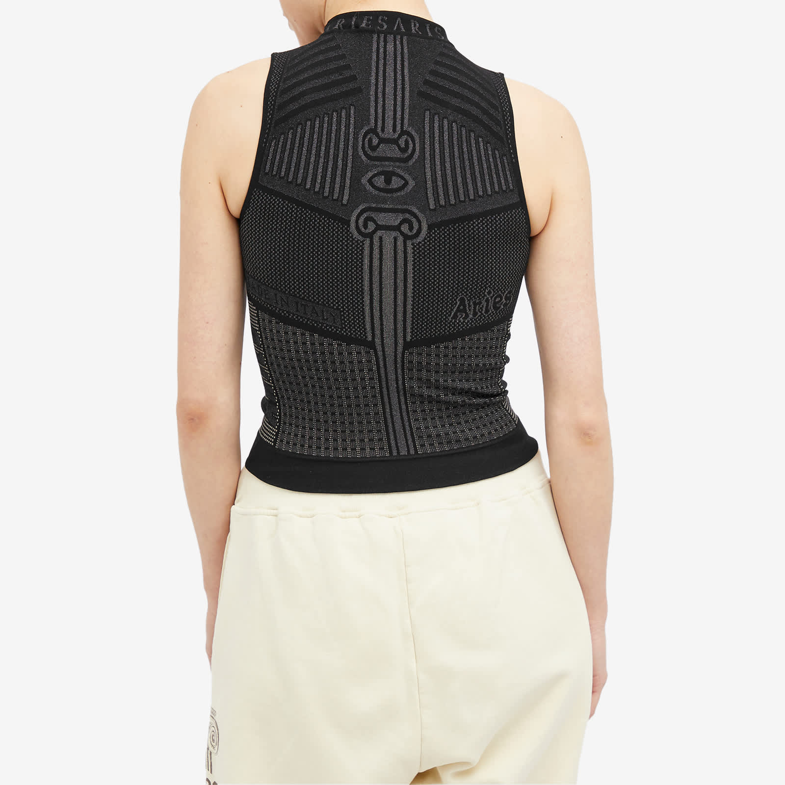 Aries Base Layer Vest Black & Grey | END. (AR)