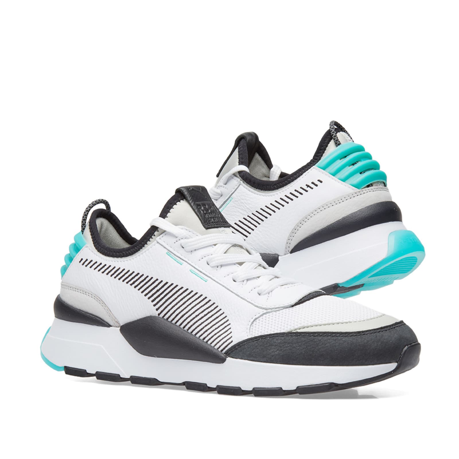 Puma RS-0 'Re-Invention' White, Grey Violet & Green | END.
