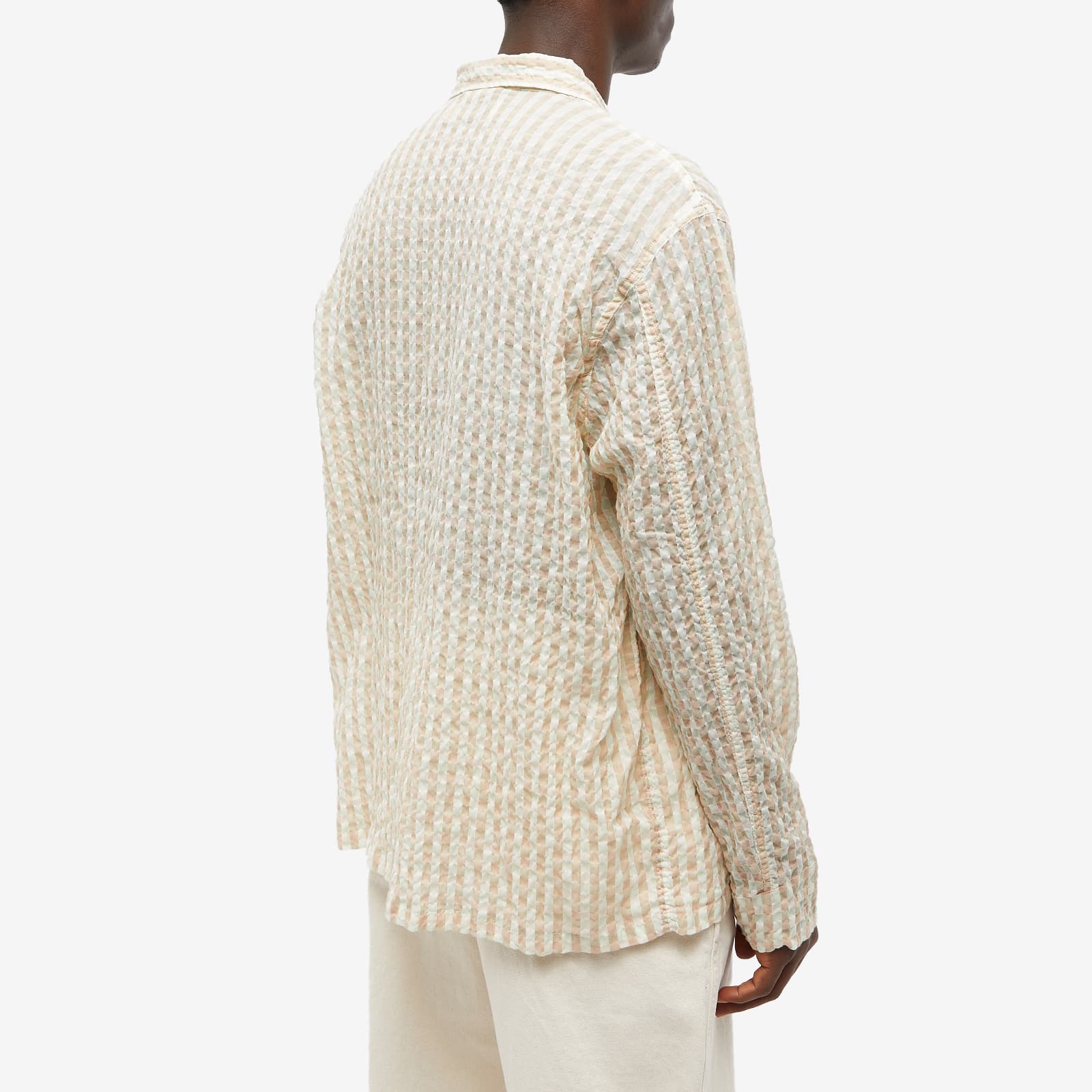 Our Legacy Check Box Shirt Basque Seersucker Check | END. (KR)