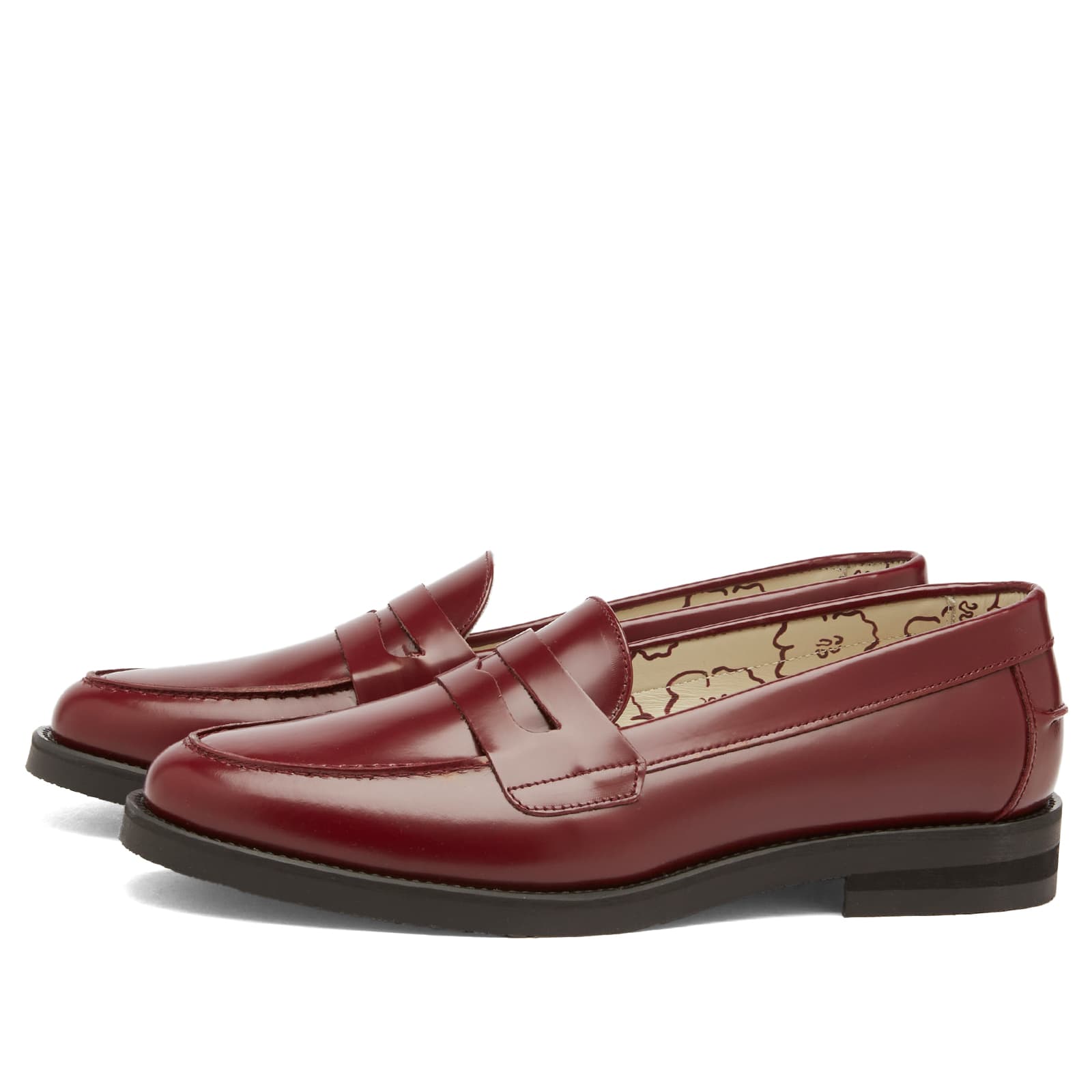 Duke + Dexter Wilde Burgundy Penny Loafer Red | END. (DE)