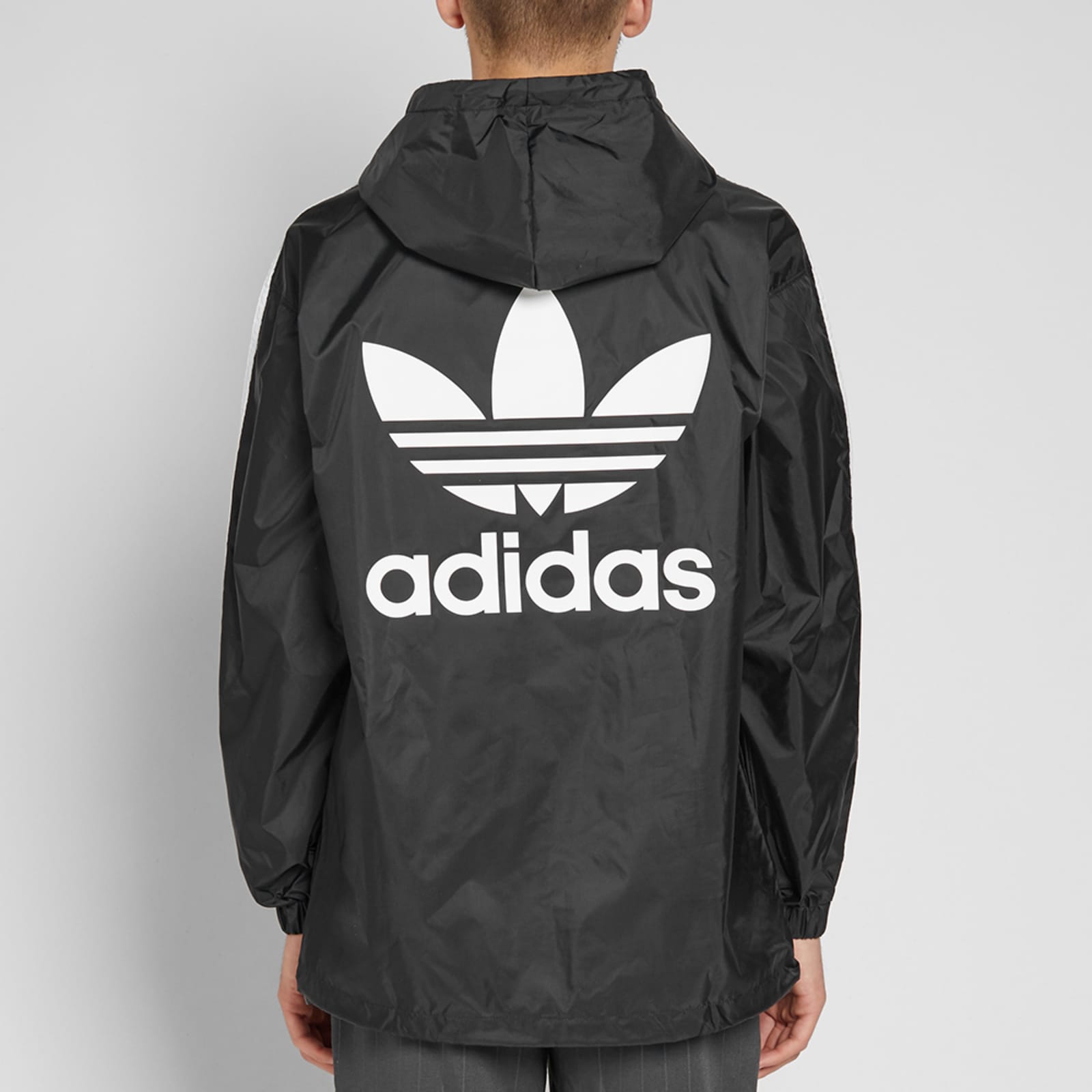 Adidas Poncho Windbreaker Black & White | END. (US)