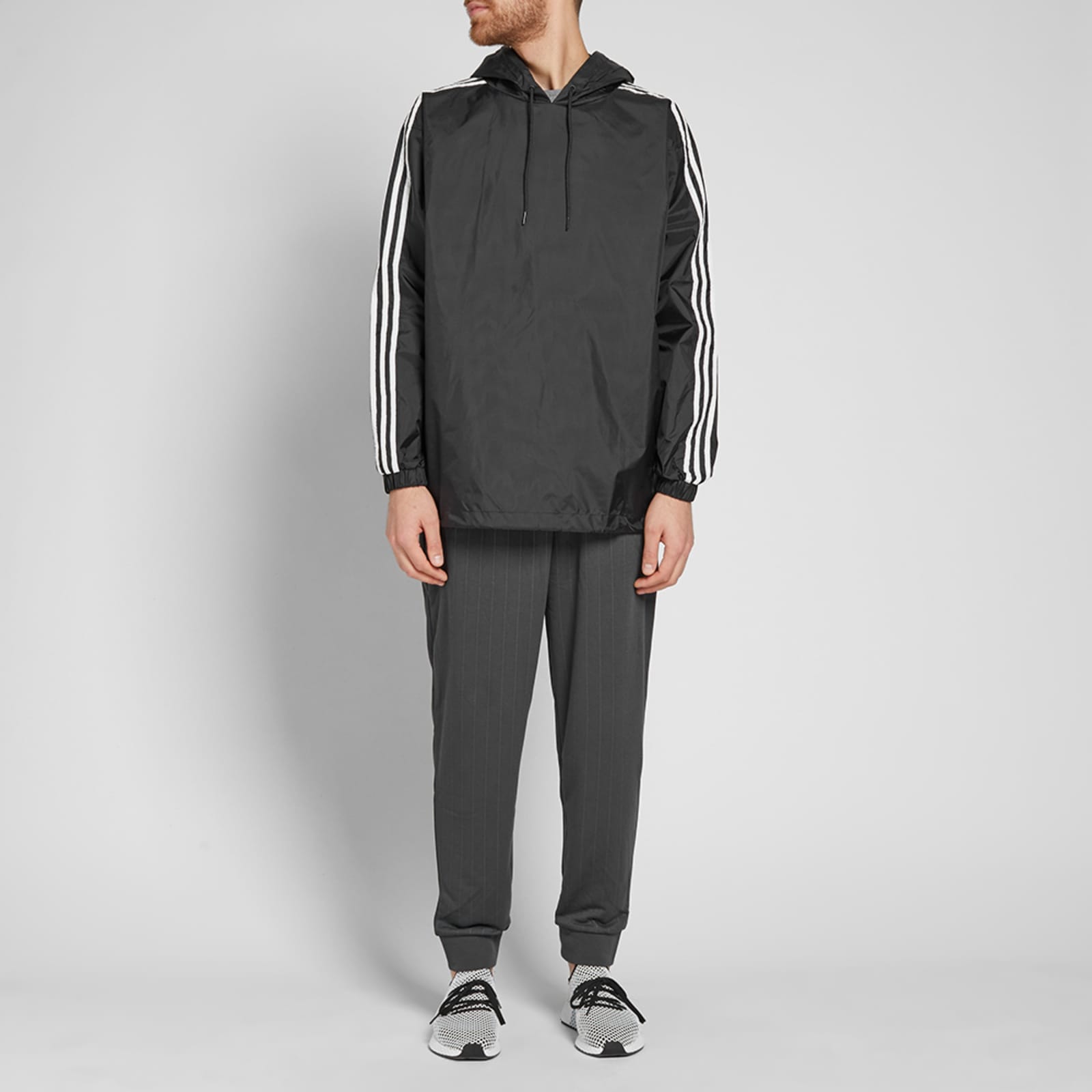 Adidas Poncho Windbreaker Black & White | END.