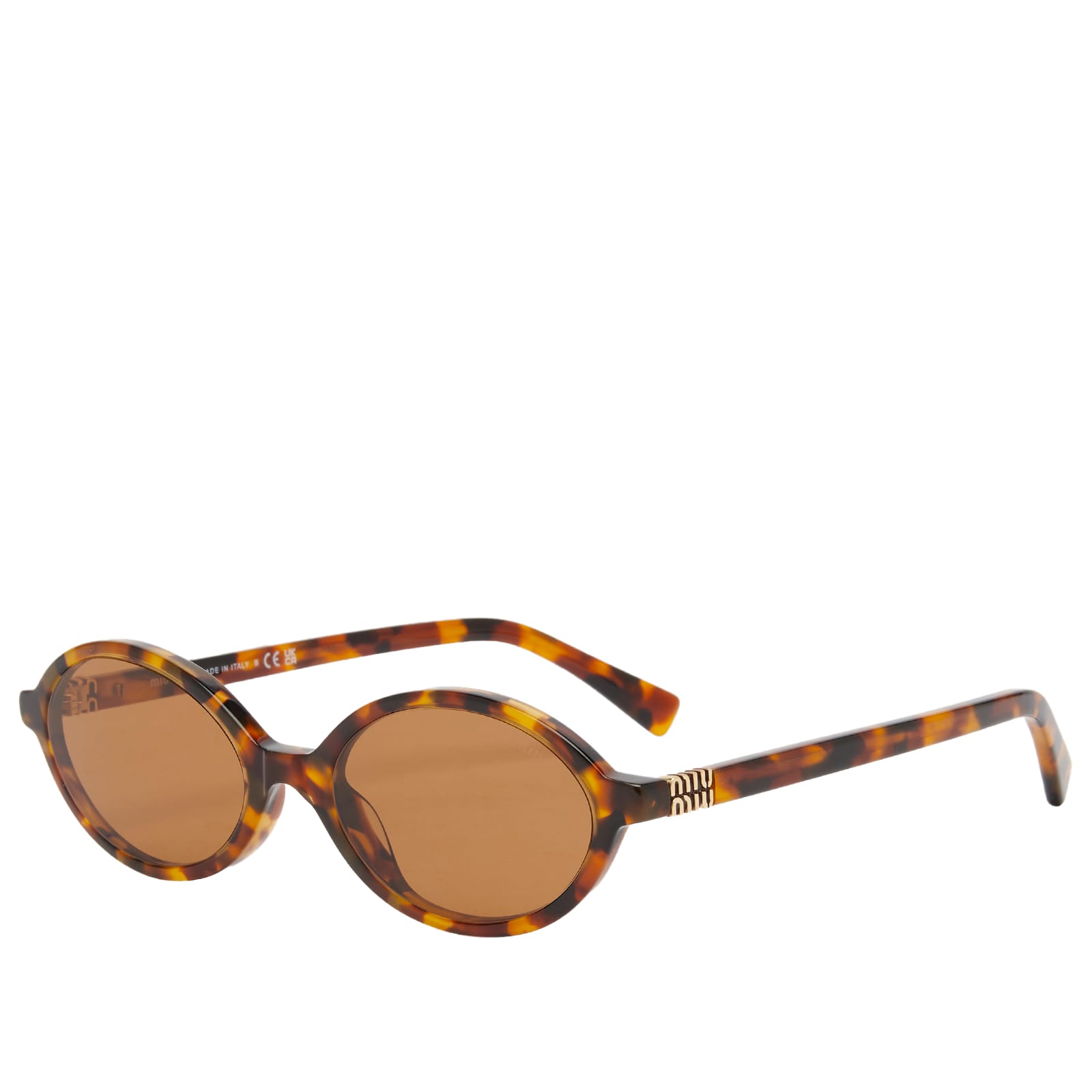 Miu Miu Eyewear 04ZS Sunglasses Light Havana & Brown | END. (KR)