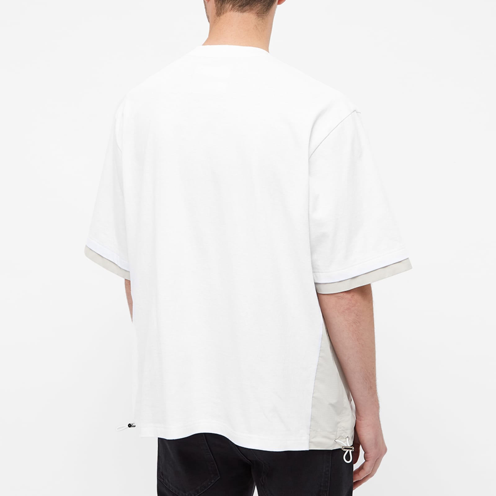 Sacai Side Insert T-Shirt White | END. (AR)