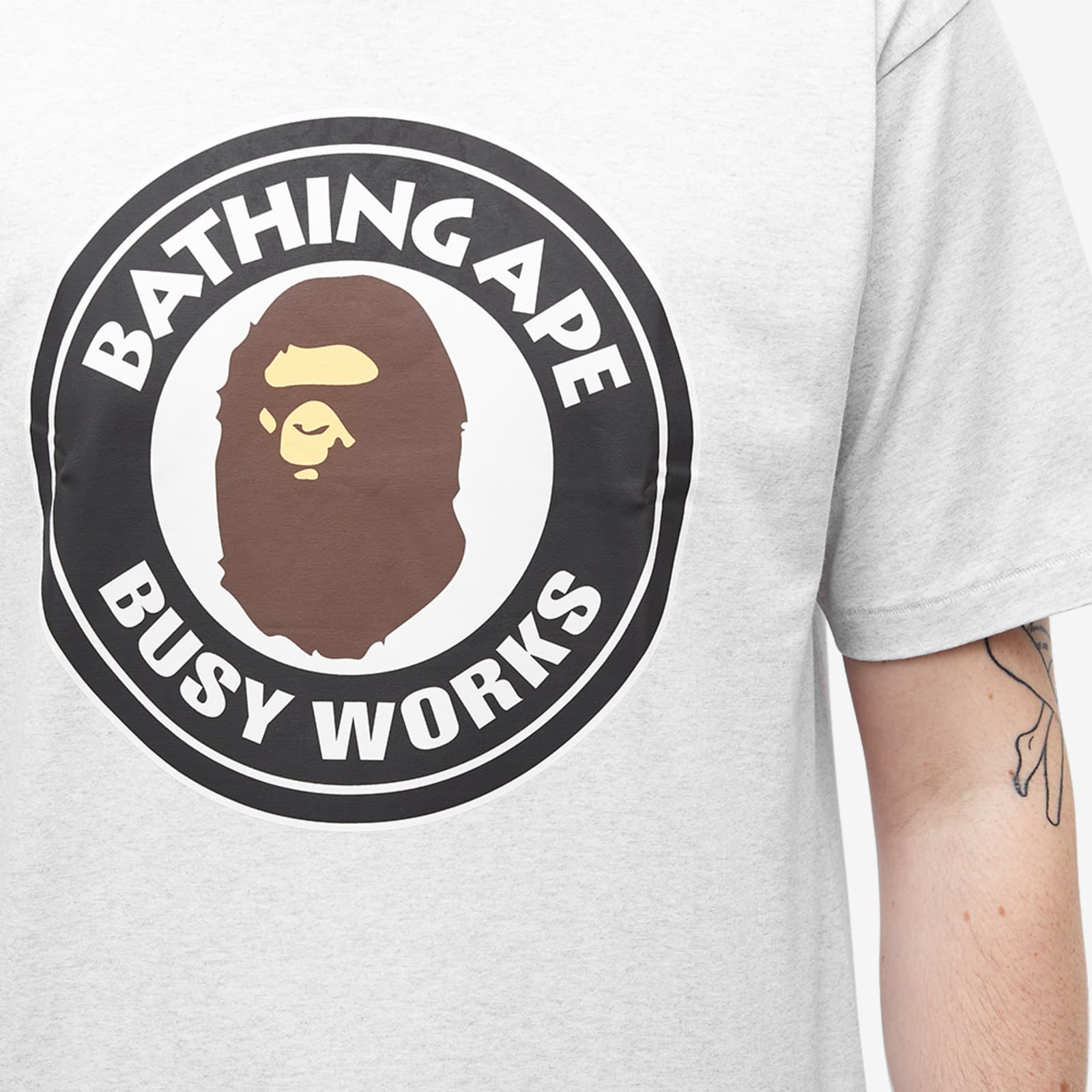 A Bathing Ape Busy Works T-Shirt Grey | END. (GB)