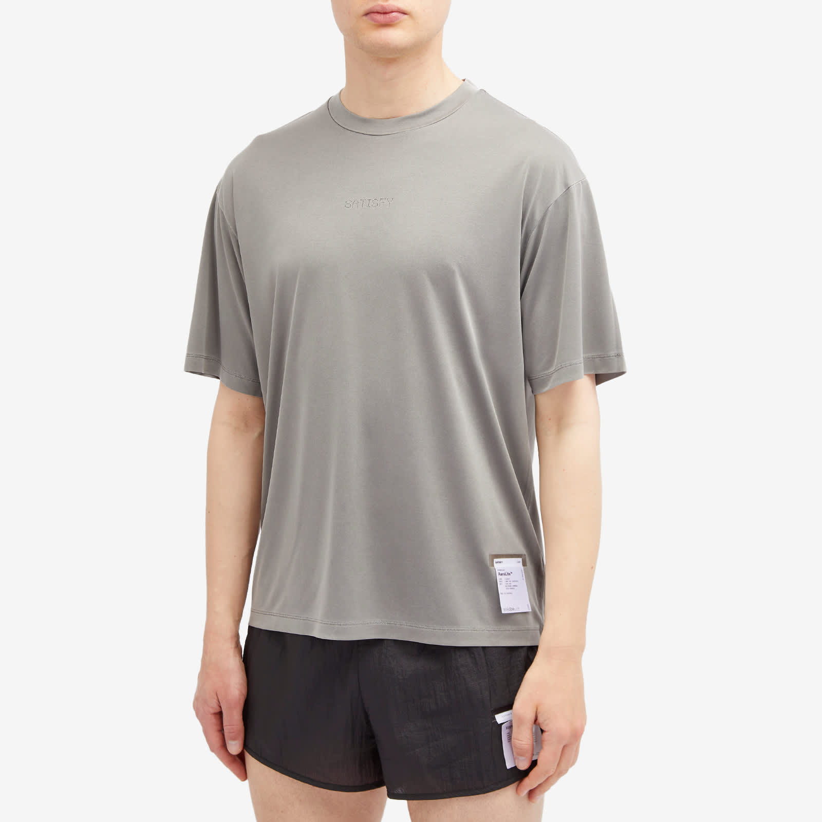 Satisfy Auralite Perforated T-Shirt Mineral Graphite | END. (HK)