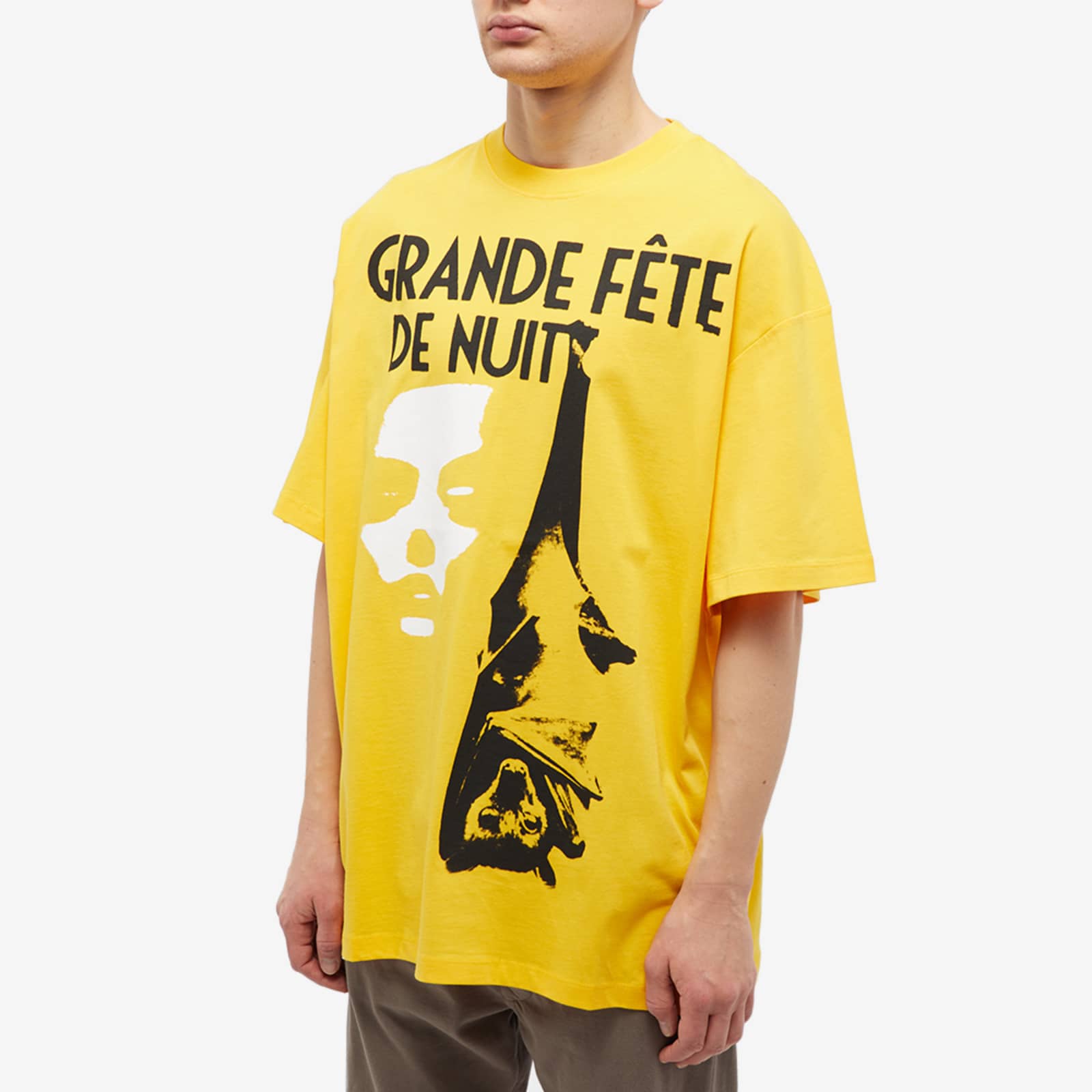 Raf Simons Oversized Grand Fete T-Shirt Yellow | END. (GB)