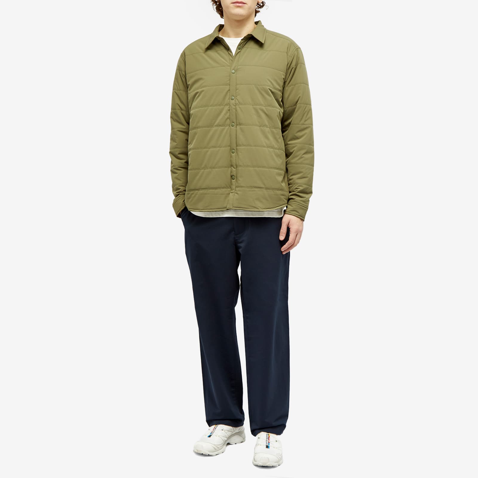Snow Peak Flexible Insulated Shirt Olive | END. (US)