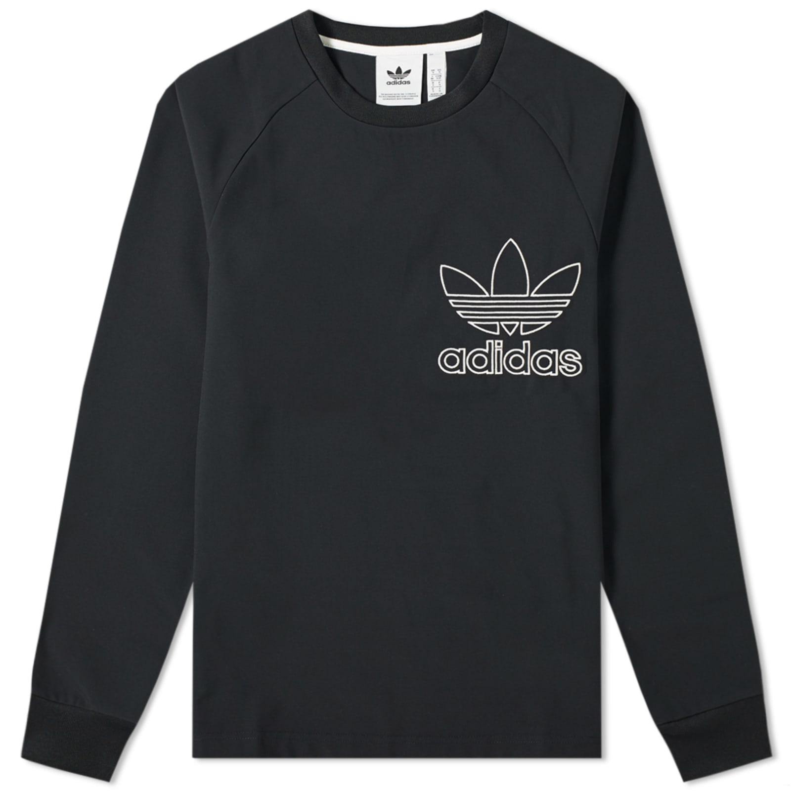 Adidas Outline Crew Sweat Black | END. (US)