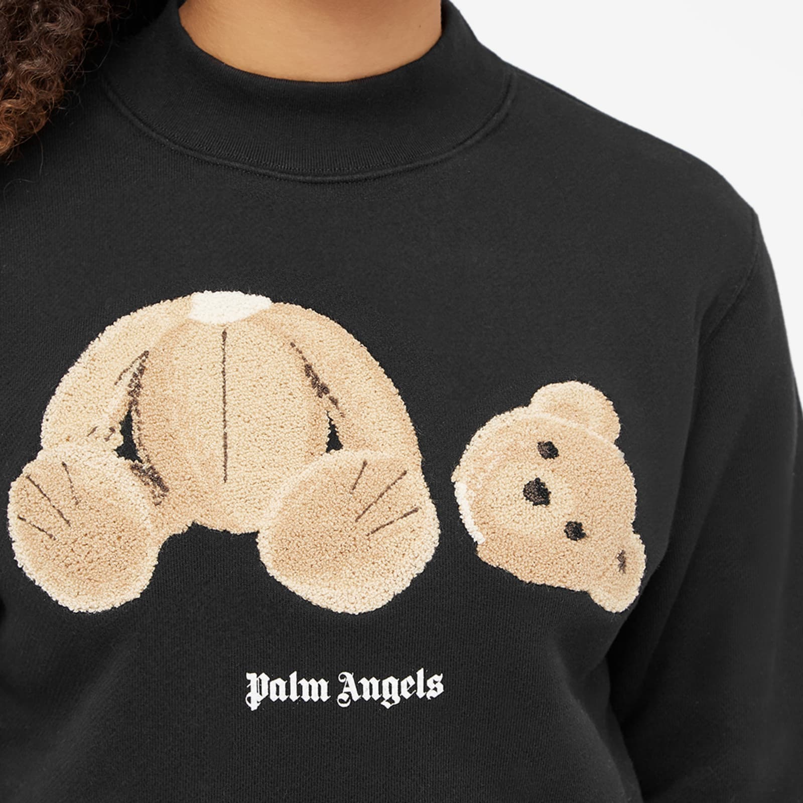 Palm Angels Bear Crew Sweat Black | END. (GB)