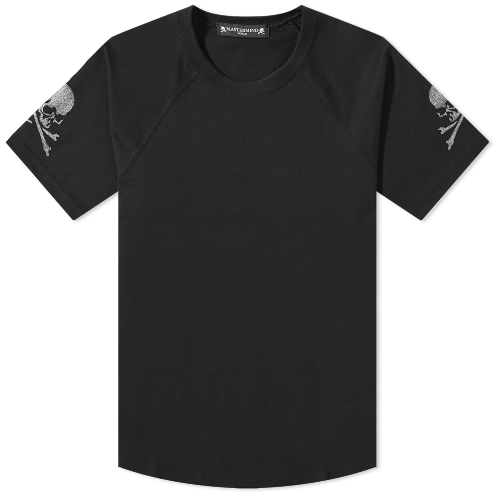 MASTERMIND WORLD Skull Sleeve T-Shirt Black | END. (HK)