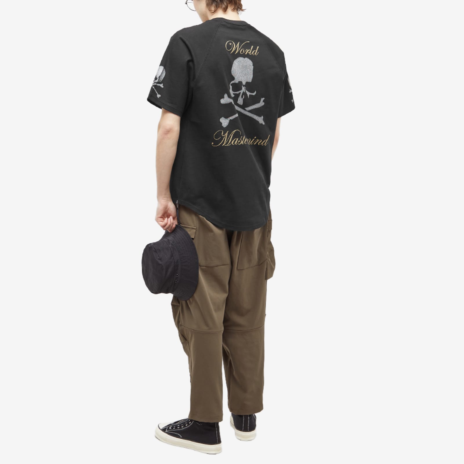 MASTERMIND WORLD Skull Sleeve T-Shirt Black | END. (US)