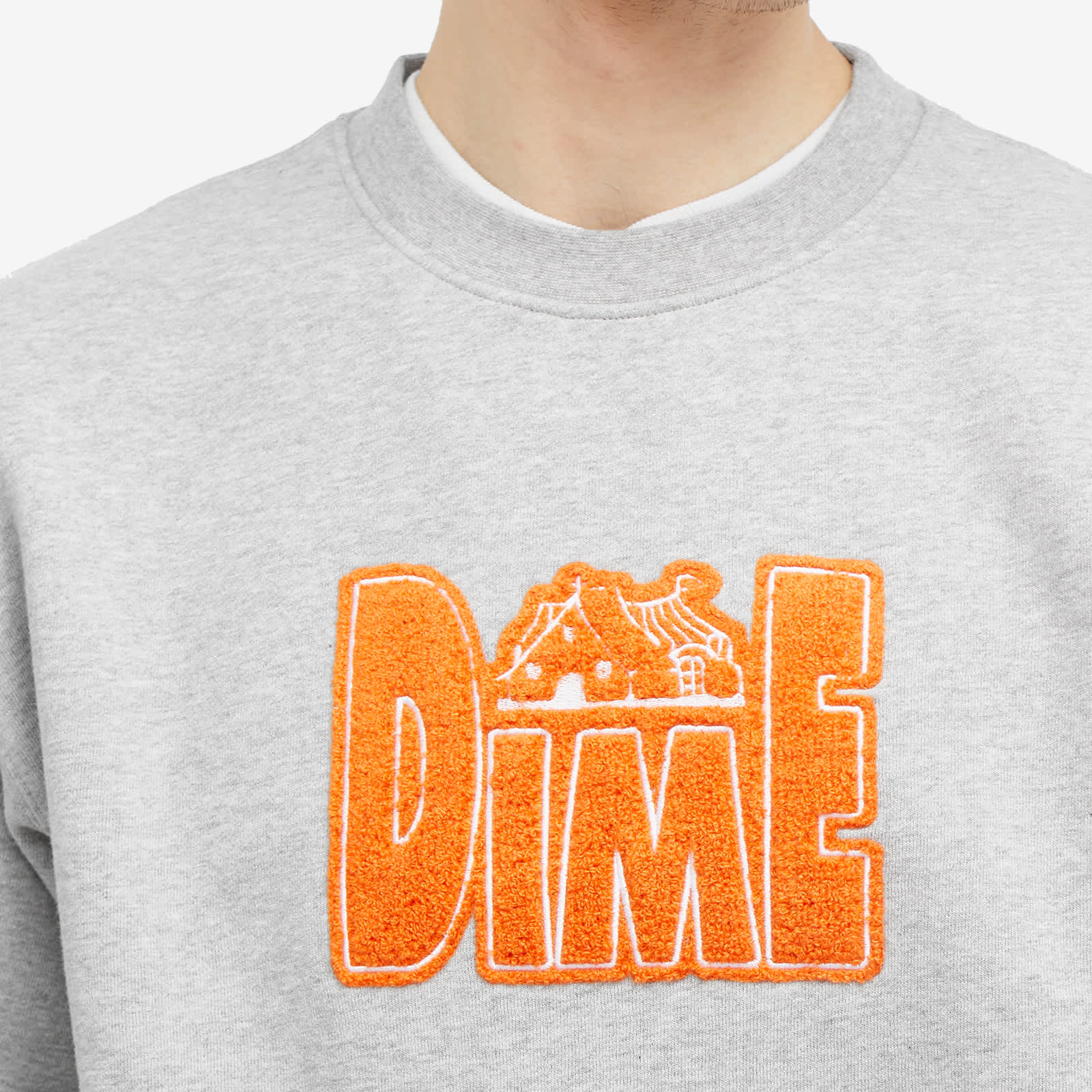 Dime Club Sweater Heather Grey | END. (KR)