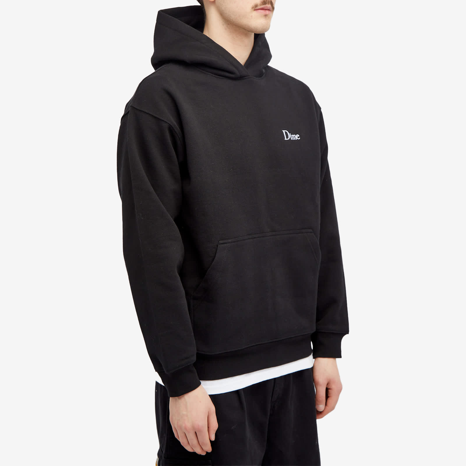 Dime Classic Small Logo Hoodie Black | END. (GB)