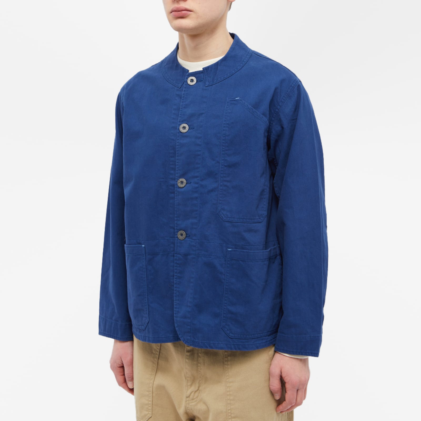 Nigel Cabourn Mechanics Jacket Cotton Twill Indigo | END. (KR)