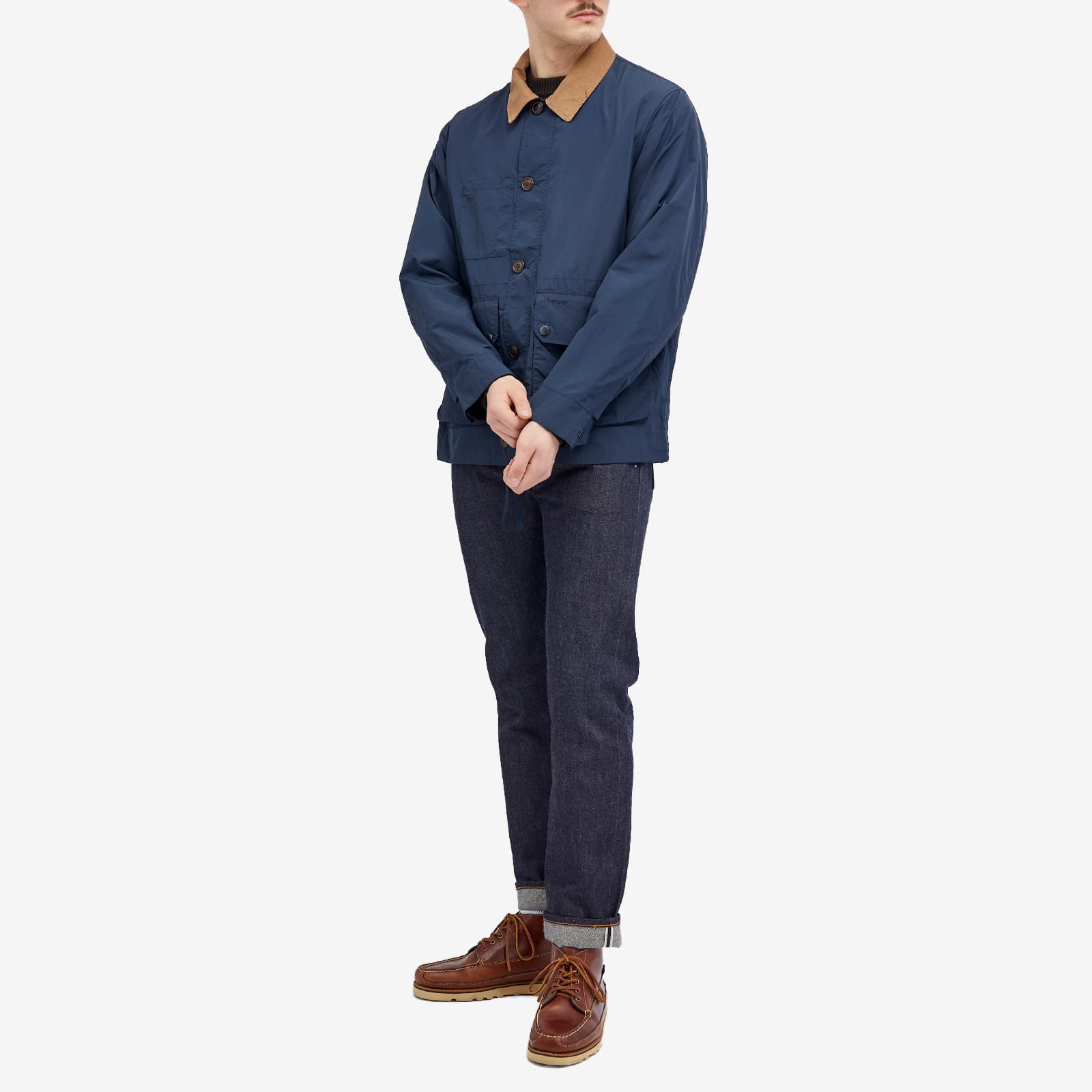 Barbour Heritage + Denby Casual Jacket Navy | END. (GB)