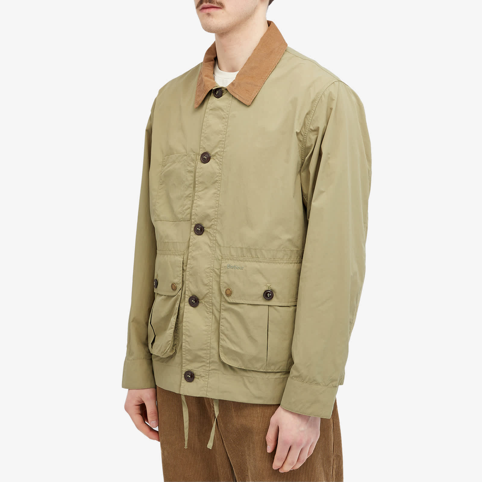 Barbour Heritage + Denby Casual Jacket Bleached Olive | END. (US)