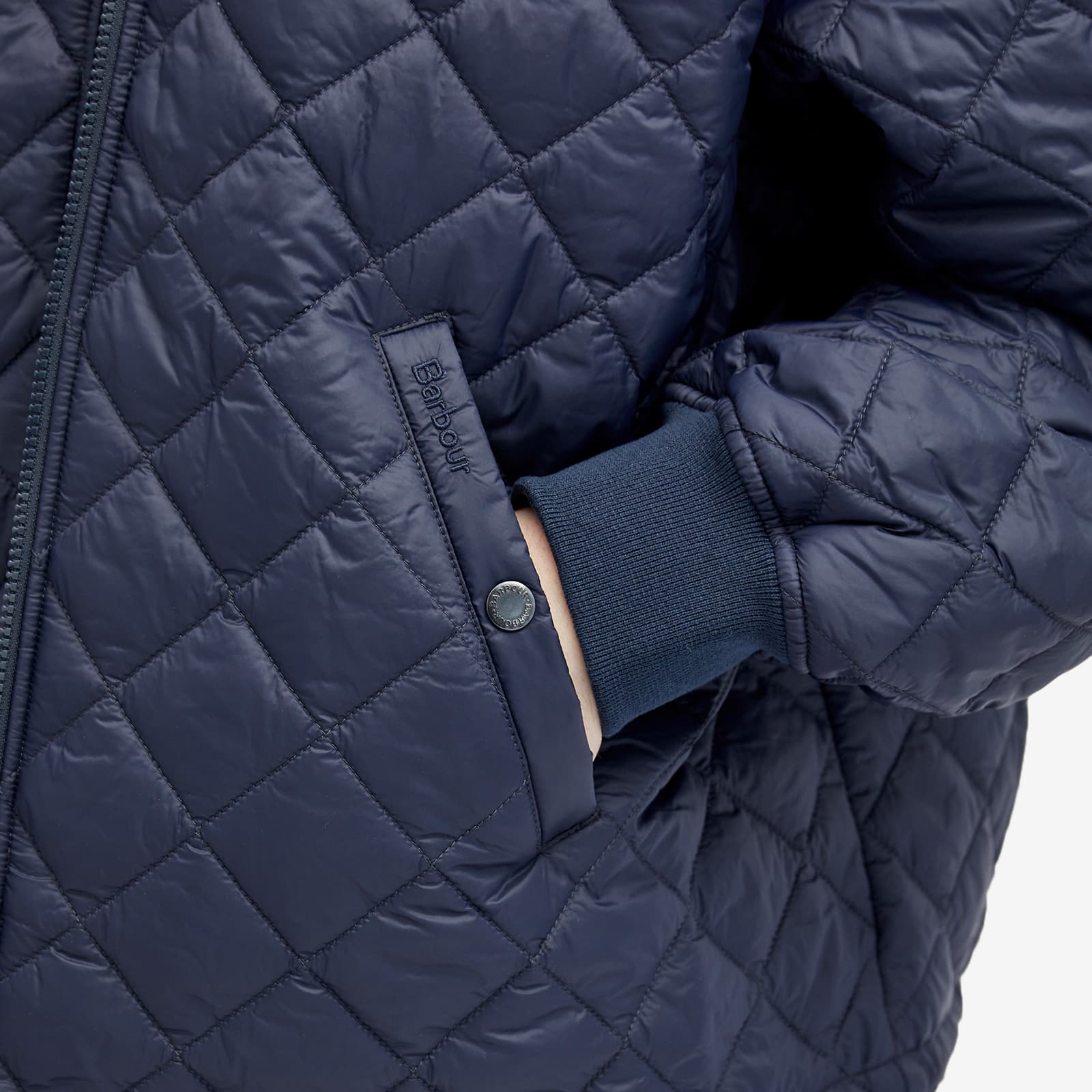 Barbour Heritage + Flyer Field Quilt Jacket Navy | END. (US)