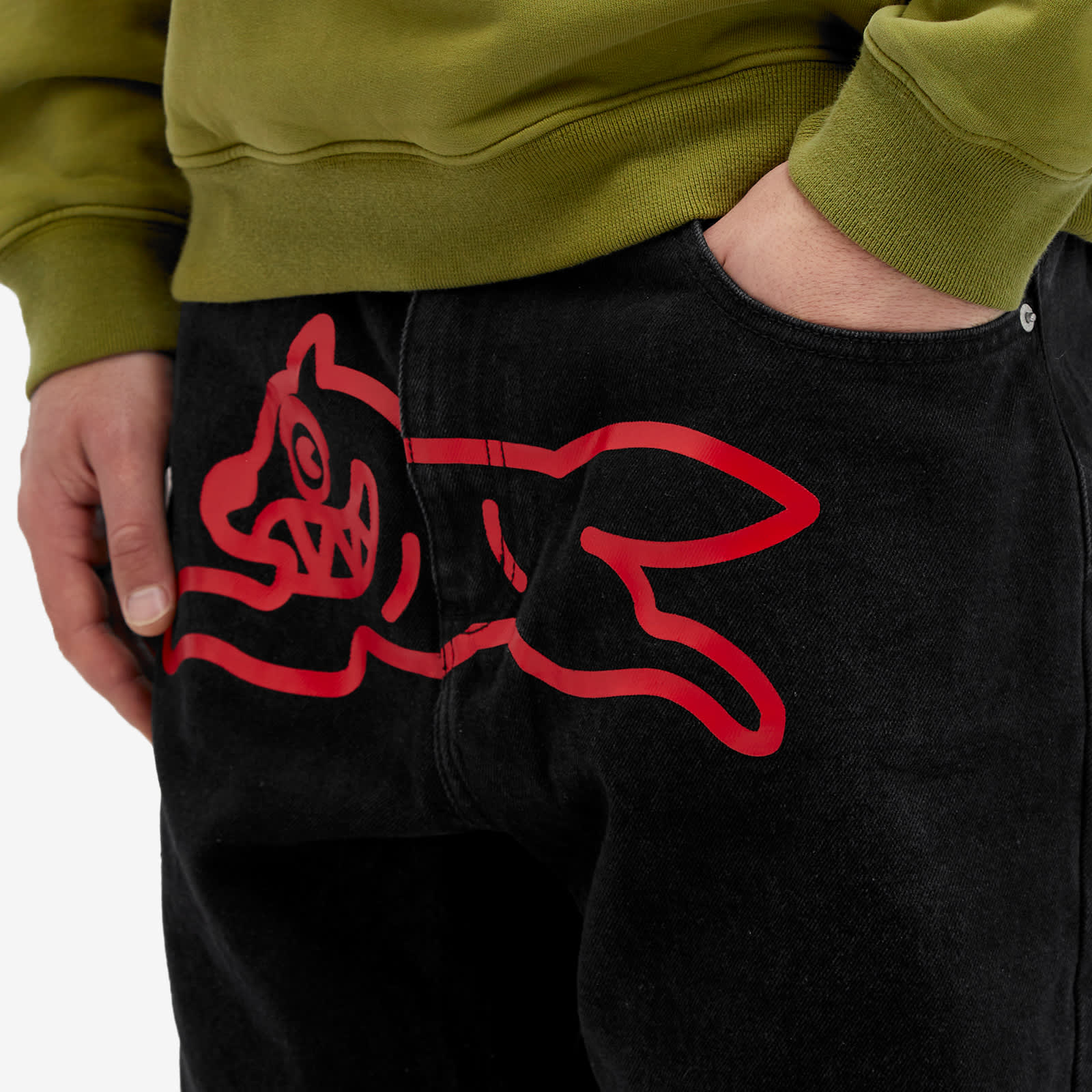 Icecream Running Dog Denim Jeans Black | END. (GB)