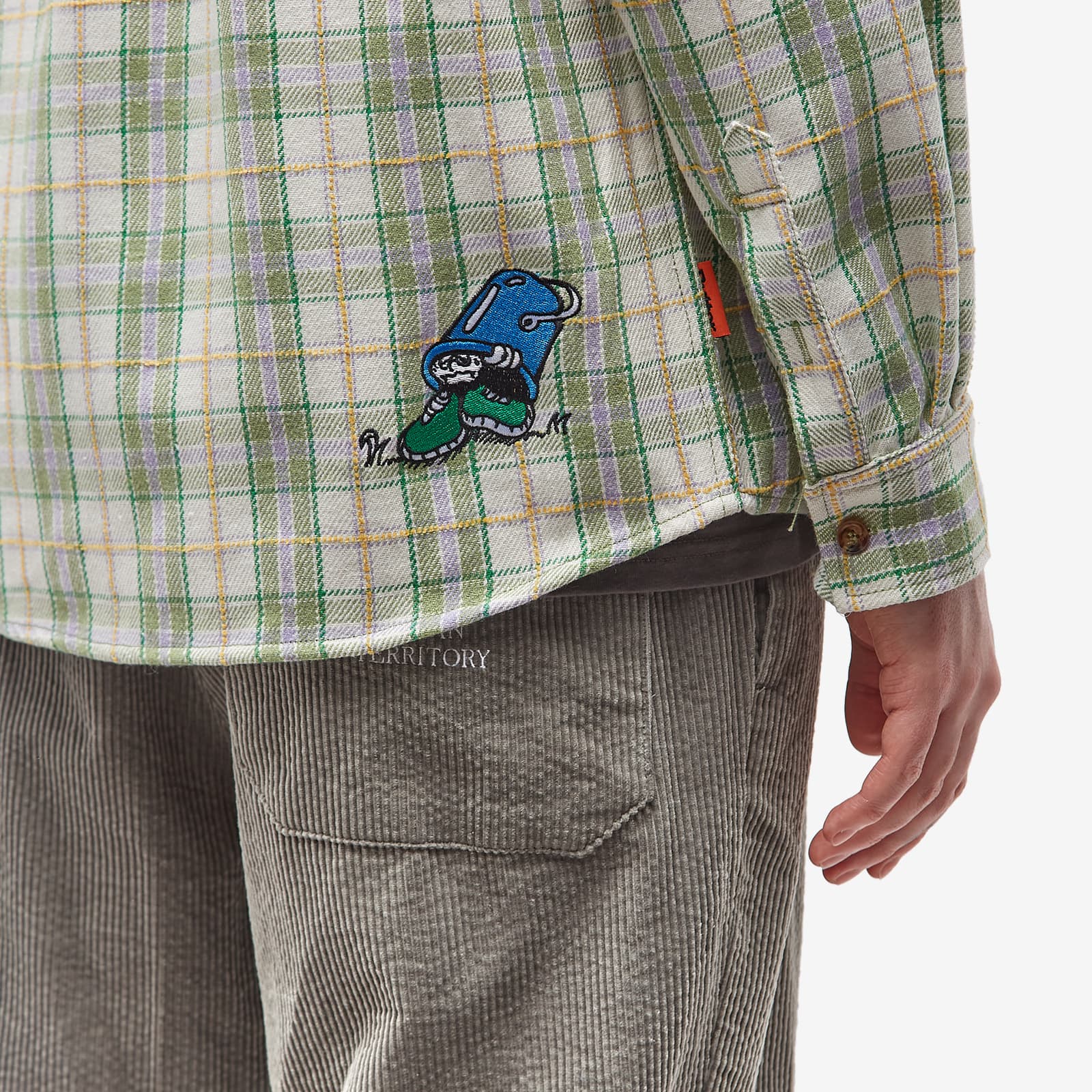 Butter Goods Bucket Plaid Shirt Sage | END.