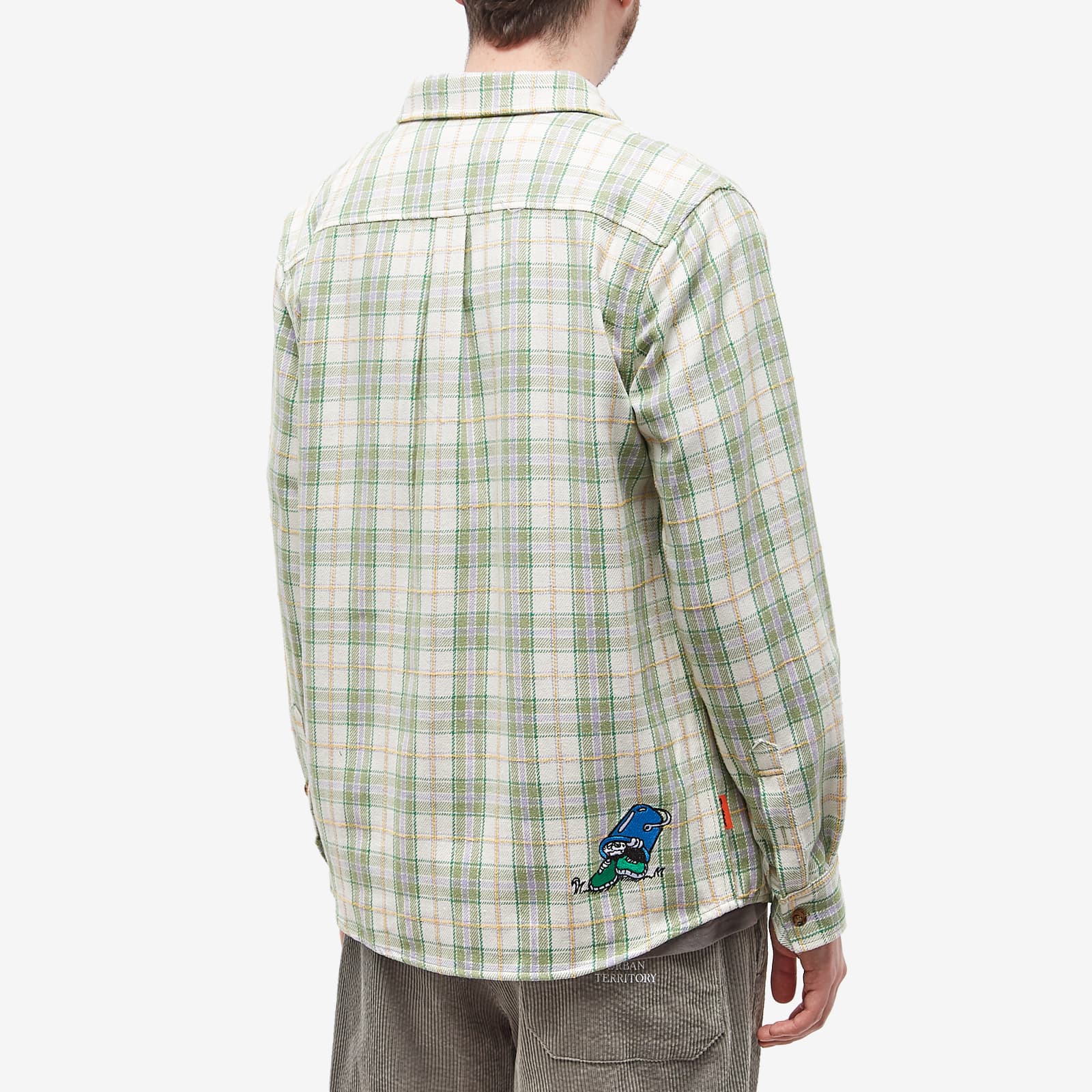 Butter Goods Bucket Plaid Shirt Sage | END.