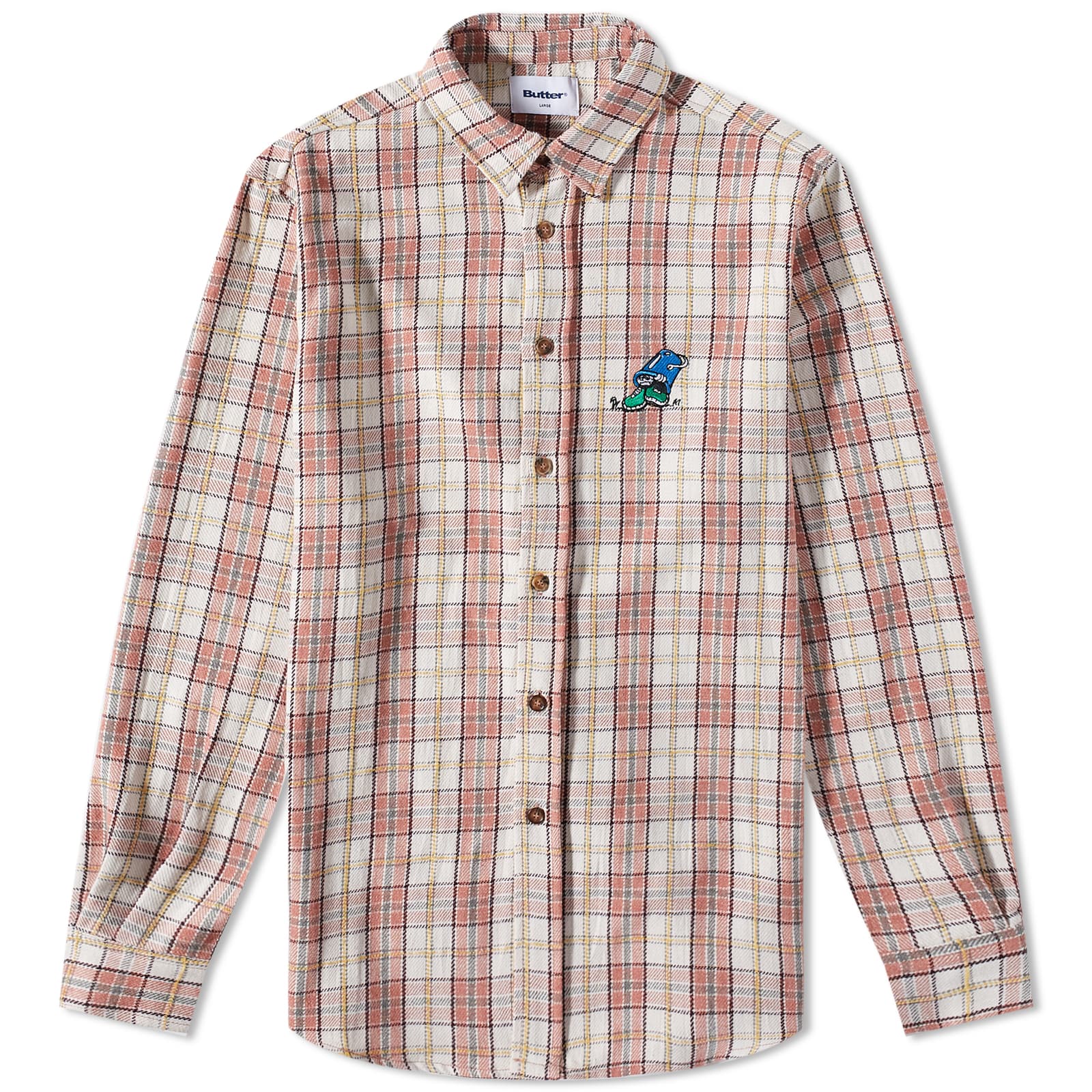 Butter Goods Bucket Plaid Shirt Red | END.