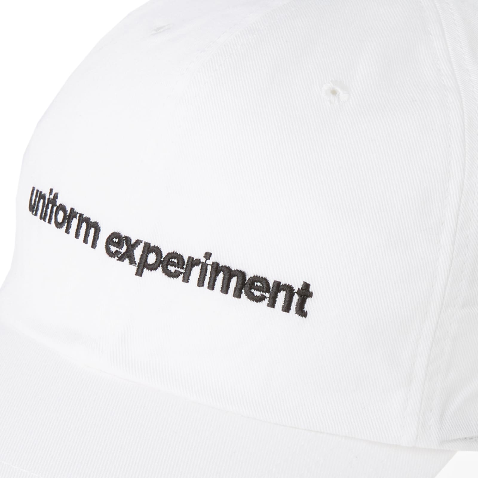 Uniform Experiment Cotton Twill Logo Cap White | END.