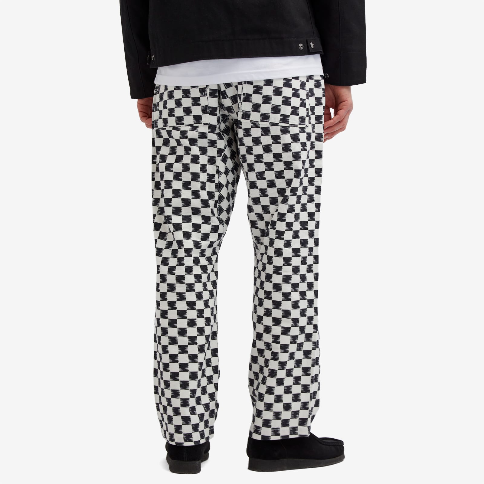 Service Works Classic Canvas Chef Pants Black & White Checkerboard ...