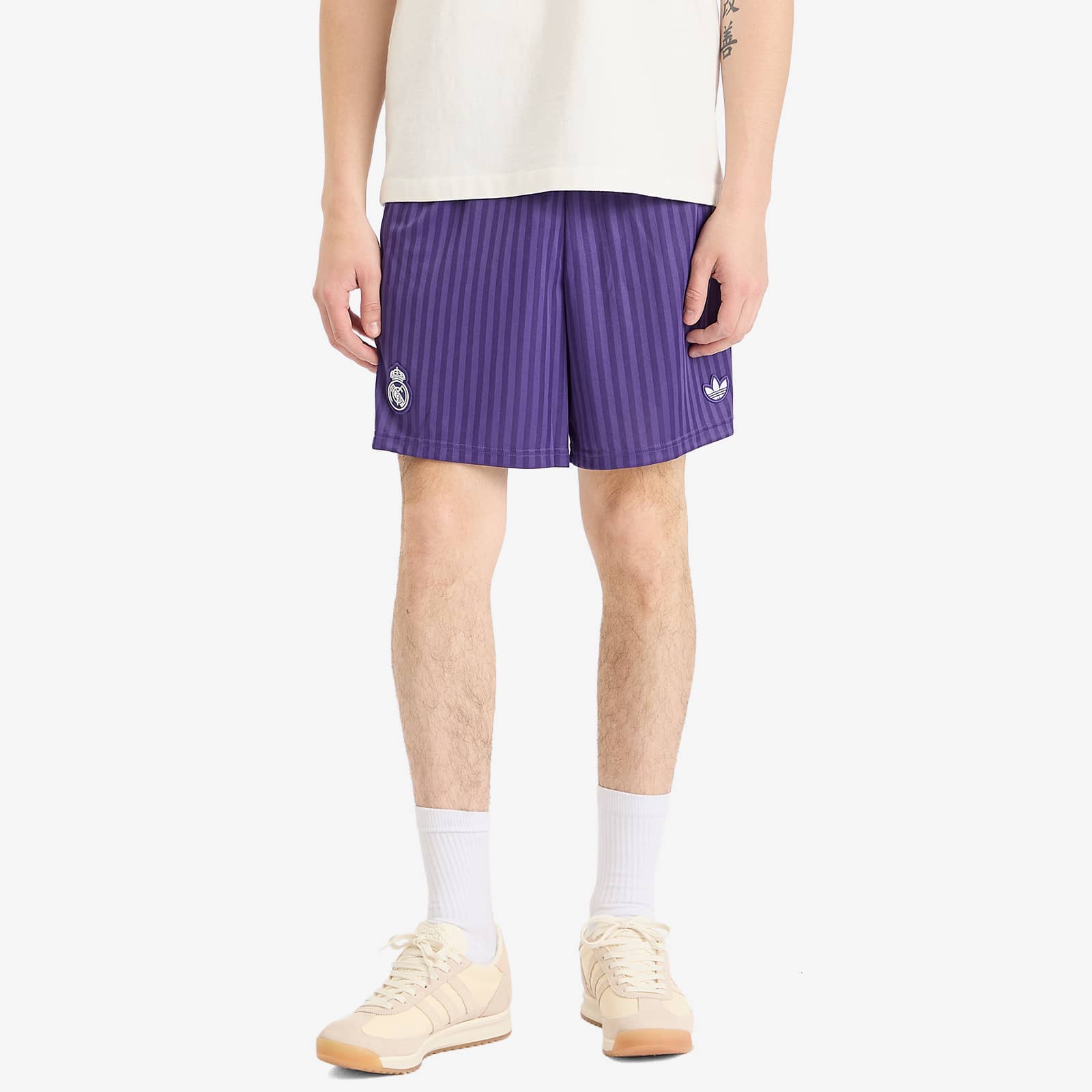 Adidas Real Madrid Icon Shorts Unity Purple | END. (US)