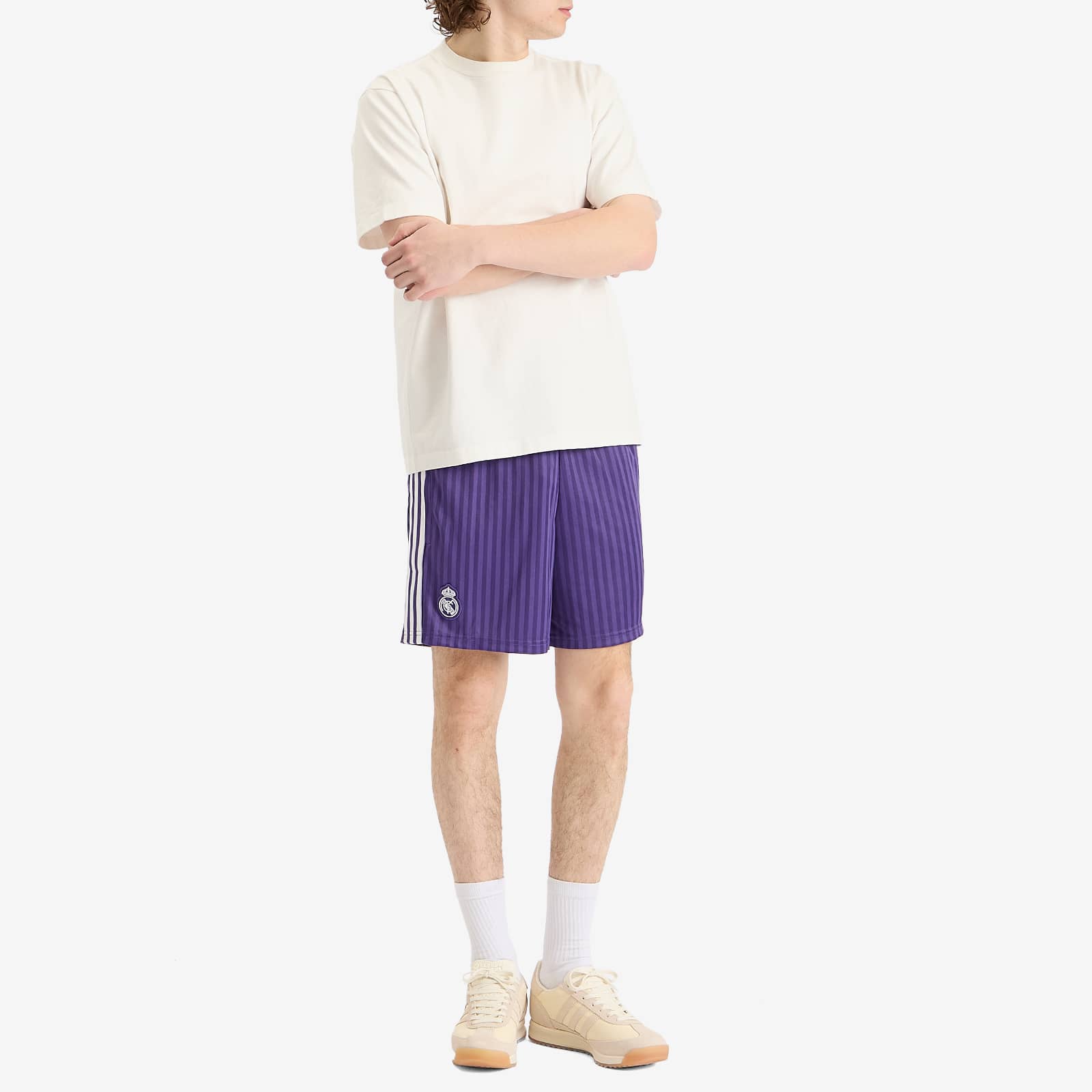 Adidas Real Madrid Icon Shorts Unity Purple | END. (US)