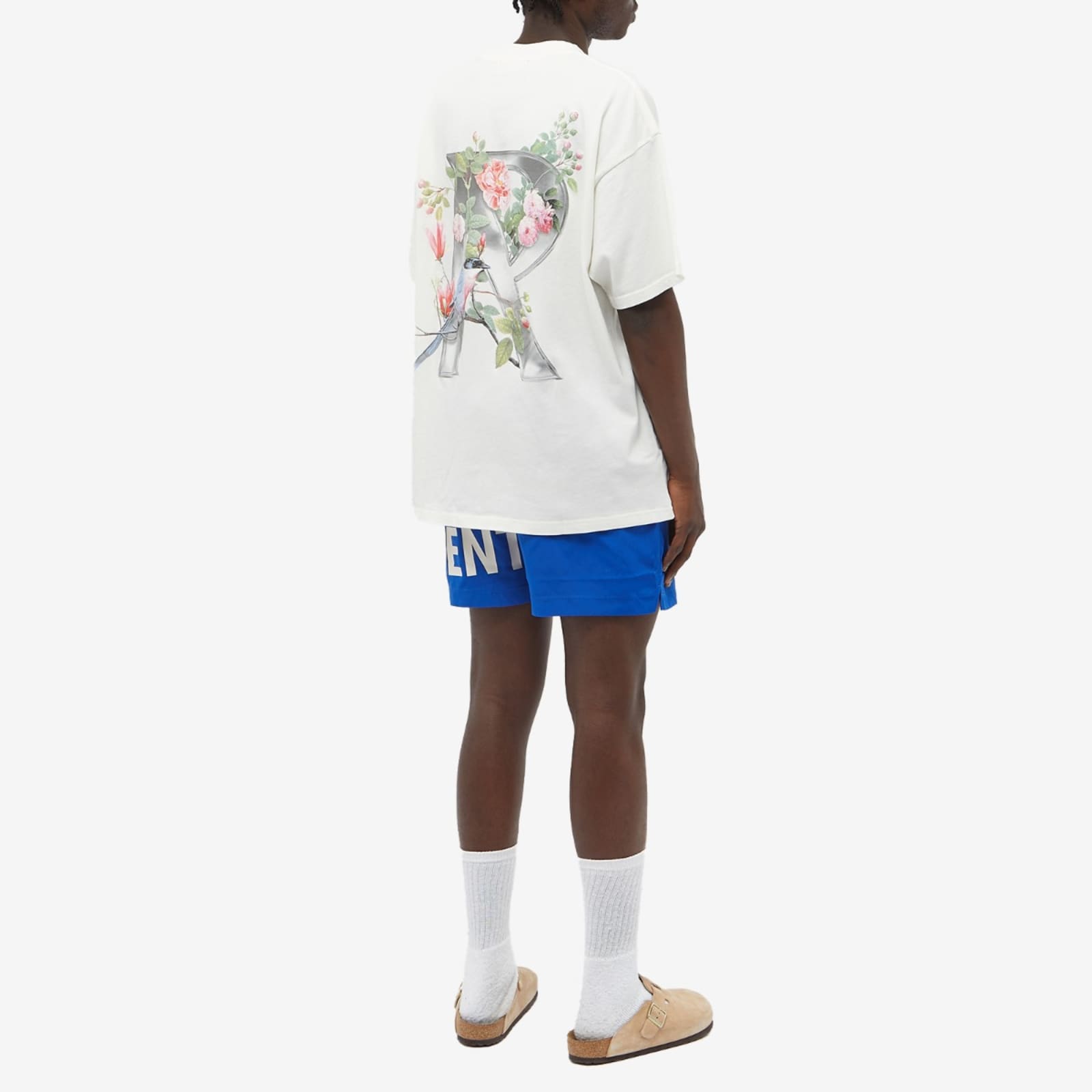 Represent Floral R T-Shirt White | END. (US)