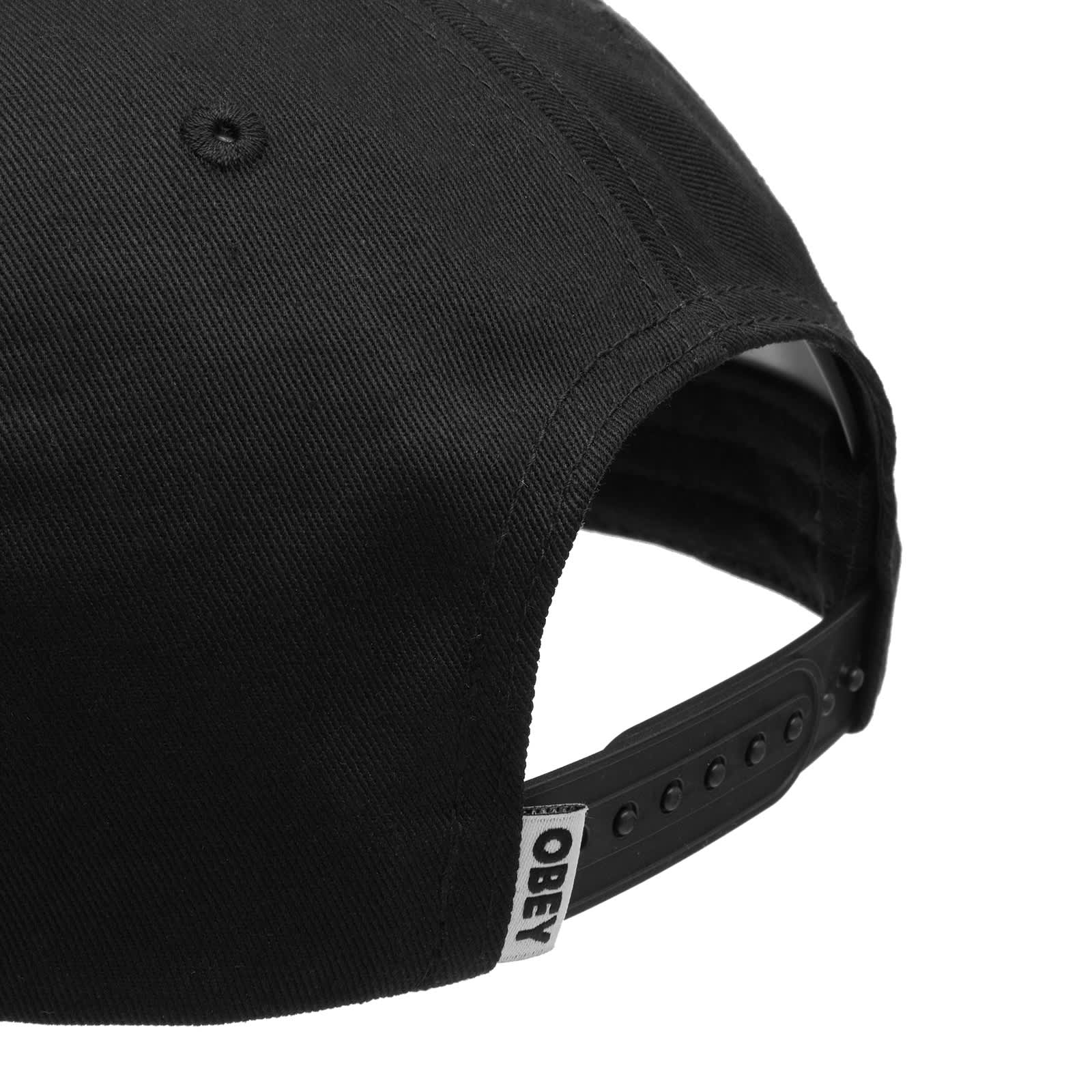 Obey Excellence 5 Panel Snapback Cap Black | END. (IE)