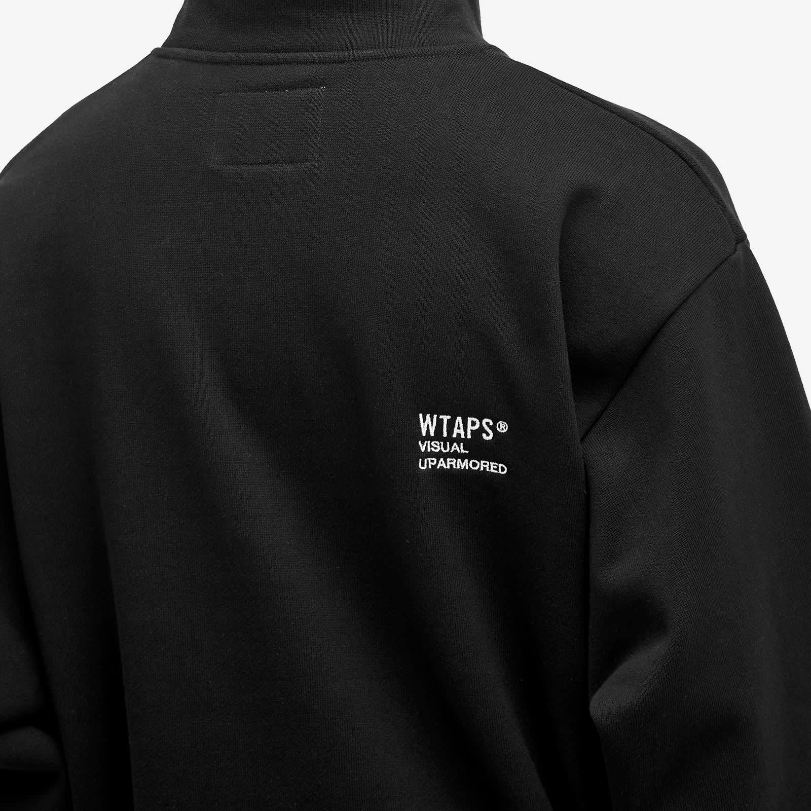 WTAPS 05 Quarter Zip Sweatshirt Black | END. (US)