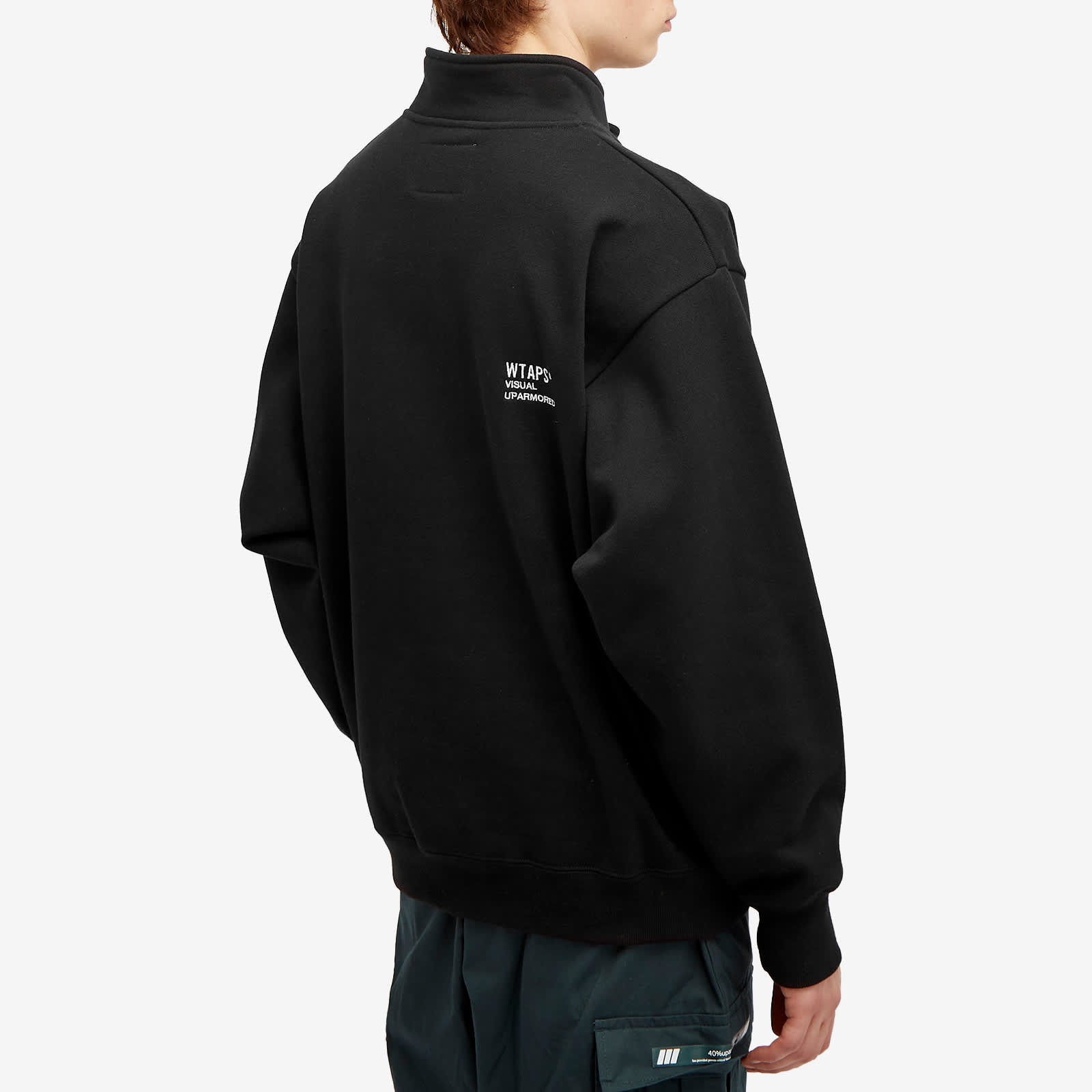 WTAPS 05 Quarter Zip Sweatshirt Black | END. (US)
