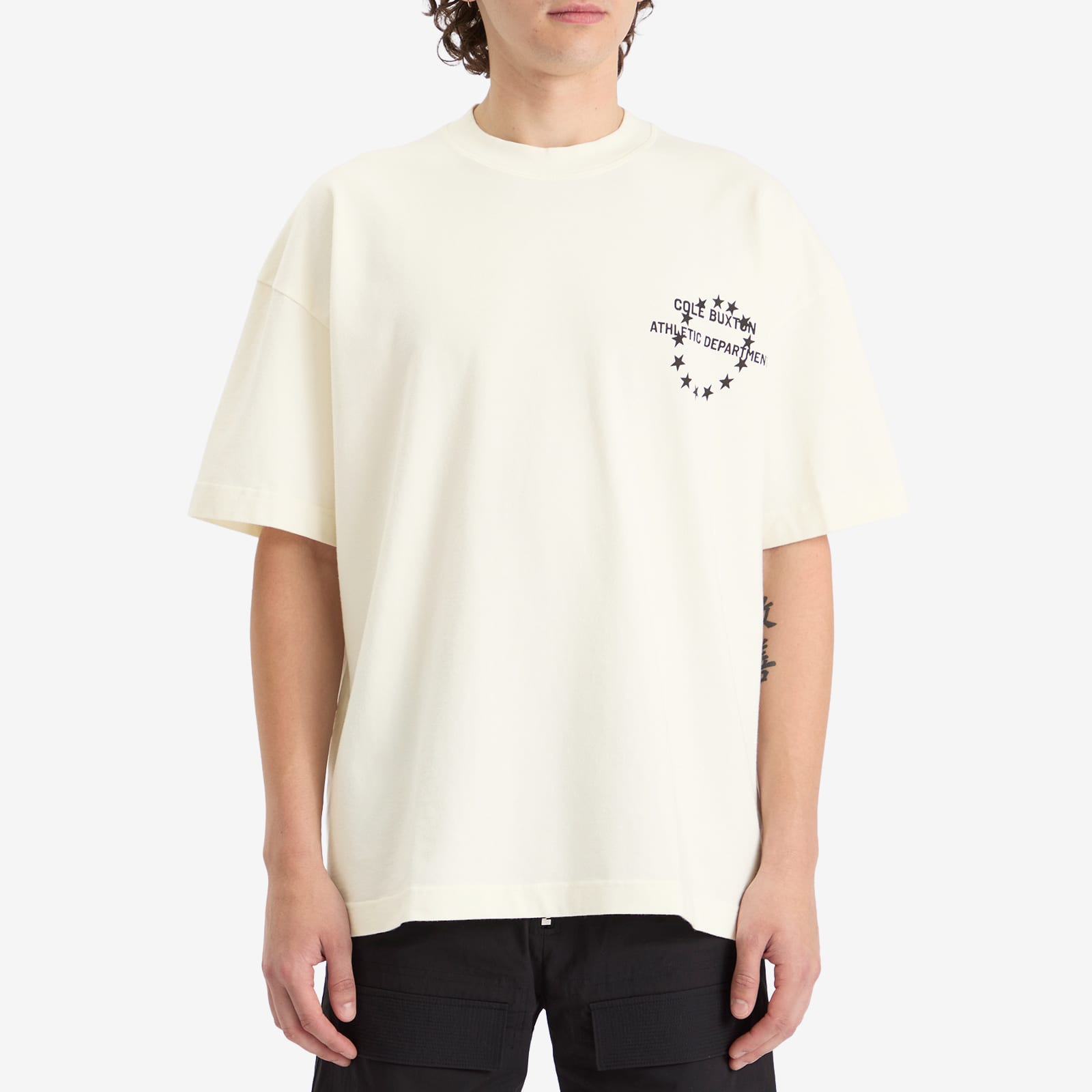 Cole Buxton Athletic Department T-Shirt Vintage White | END. (GB)