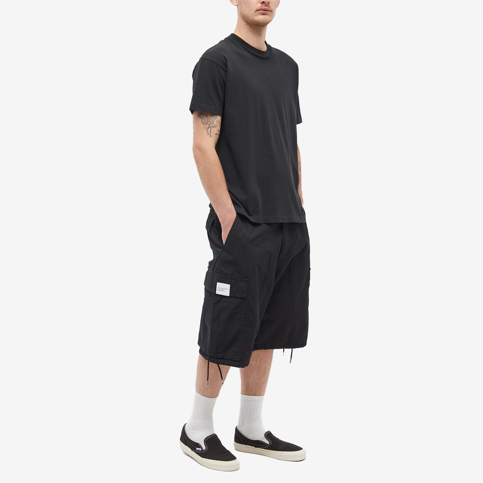Neighborhood Wide Cargo Shorts Black | END. (GB)