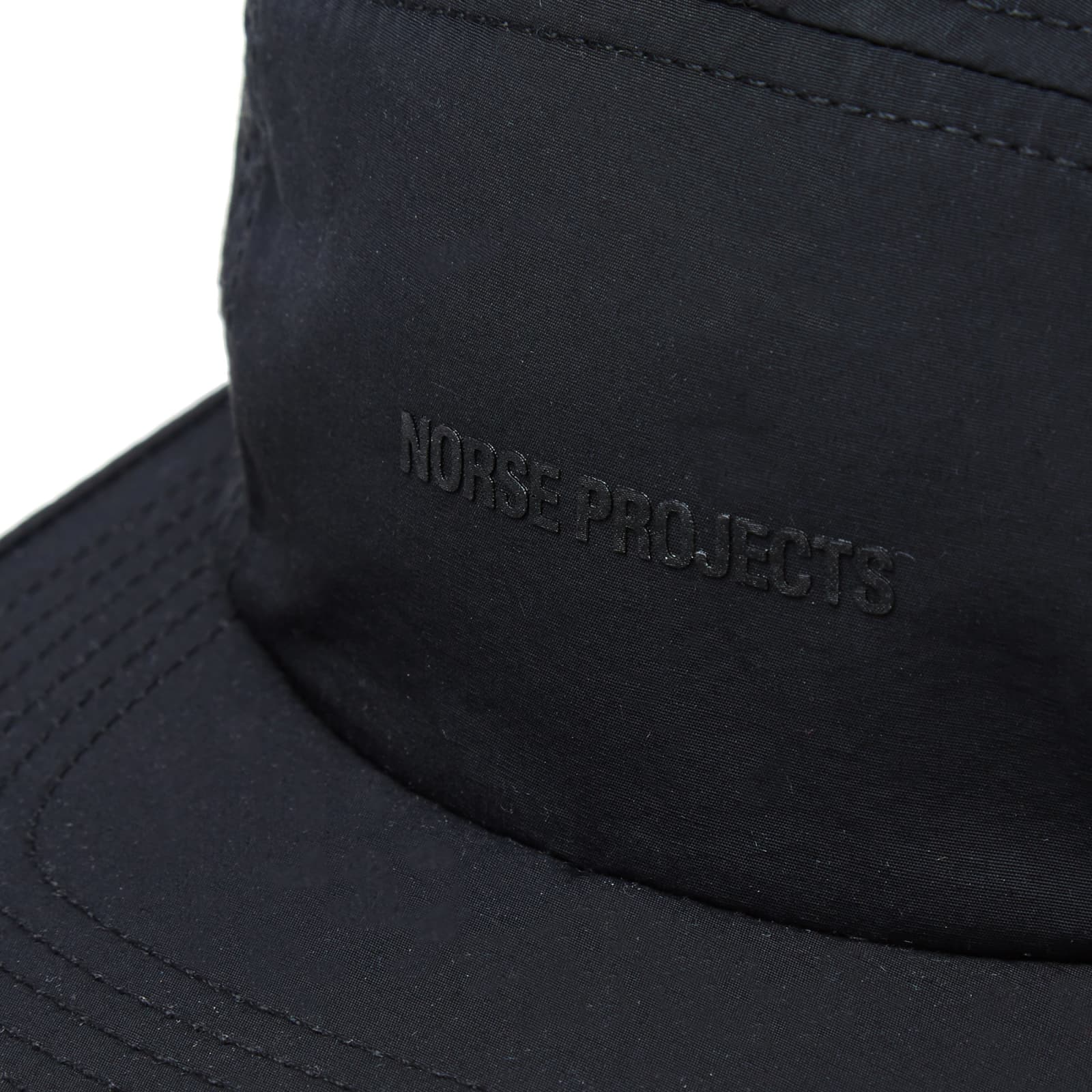 Norse Projects Light Nylon 5 Panel Cap Black | END. (GB)