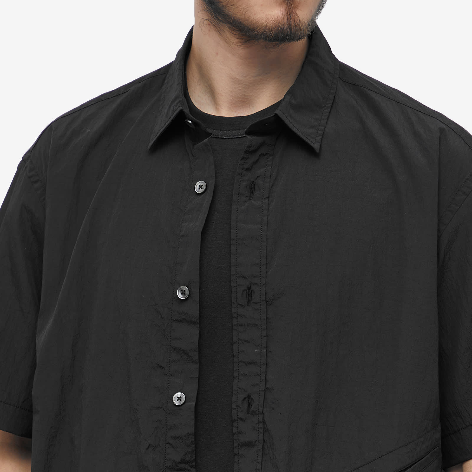 FrizmWORKS Nyco String Short Sleeve Shirt Black | END. (KR)
